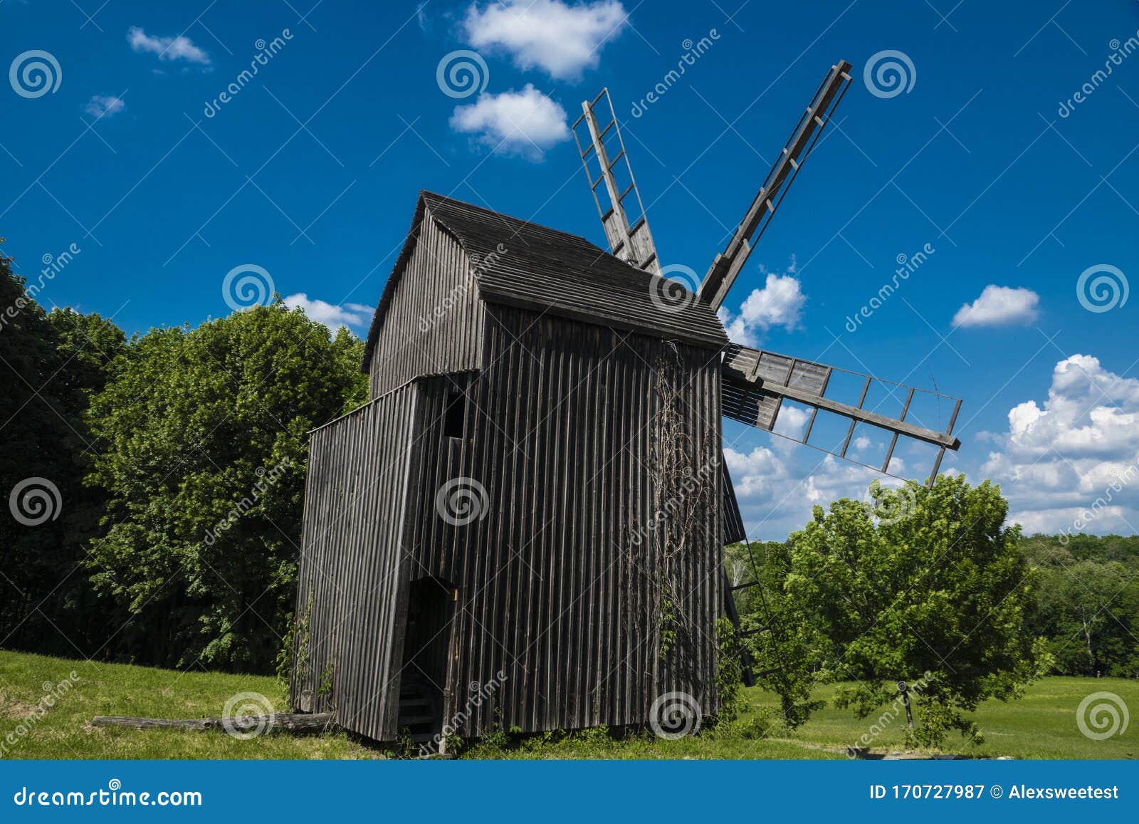 Ancient mill stock image. Image of energy, kiev, museum - 170727987