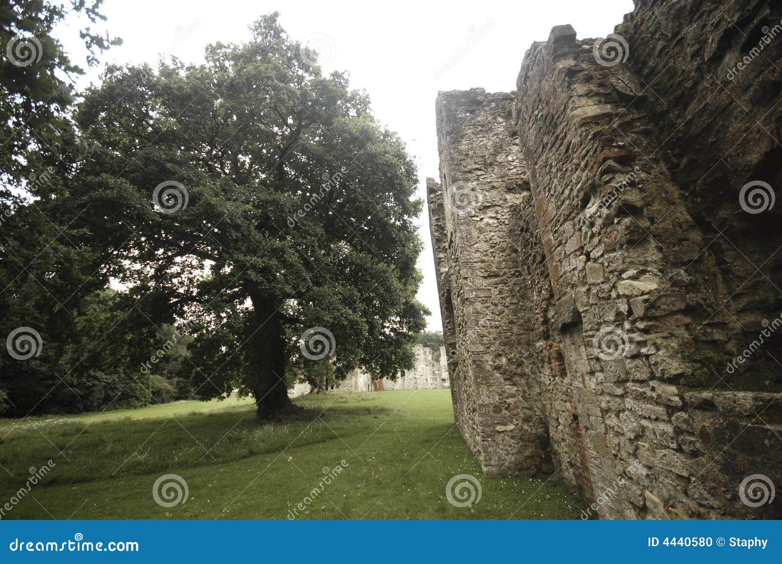Ancient monastery stock photo. Image of english, isolated - 4440580