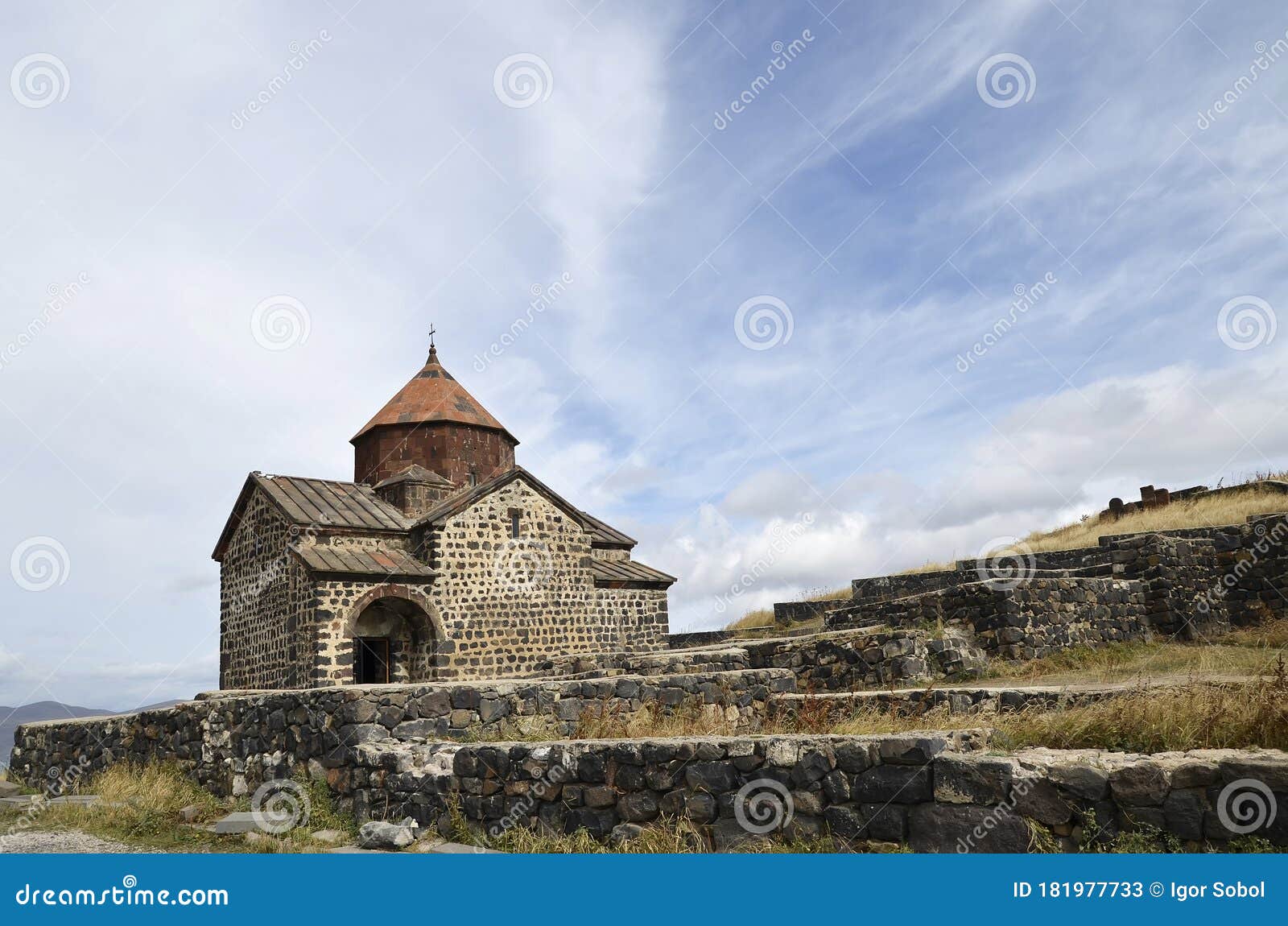 Sevanavank stock image. Image of large, europe, armenia - 181977733