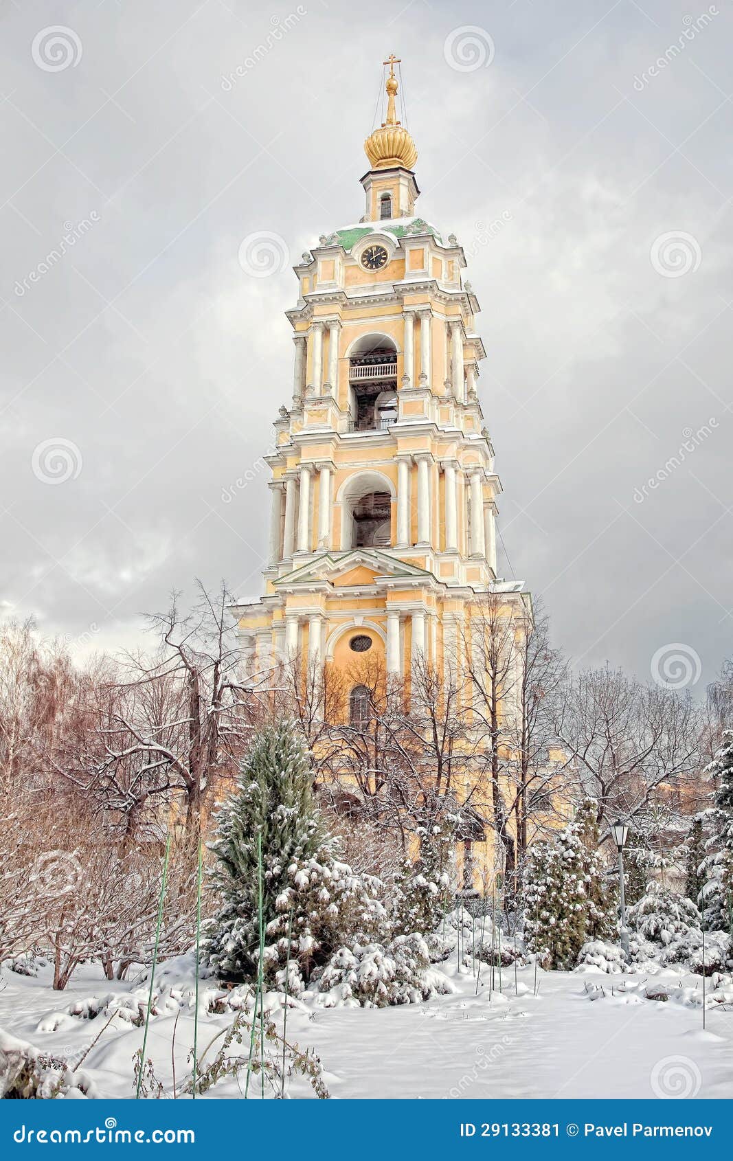 Ancient Monastery is in City Moscow Stock Image - Image of castle ...