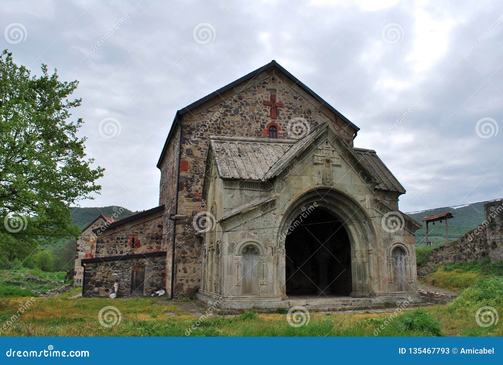 The Ancient Monastery in Dmanisi Stock Image - Image of landscape ...