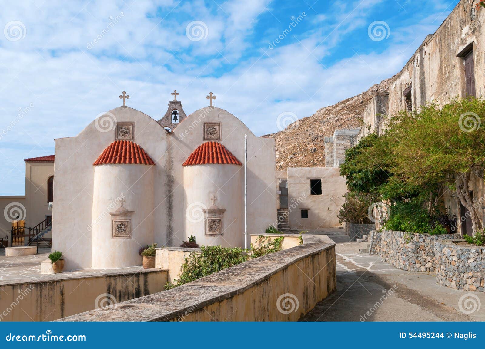 Ancient Monastery of Preveli Stock Photo - Image of religious, summer ...