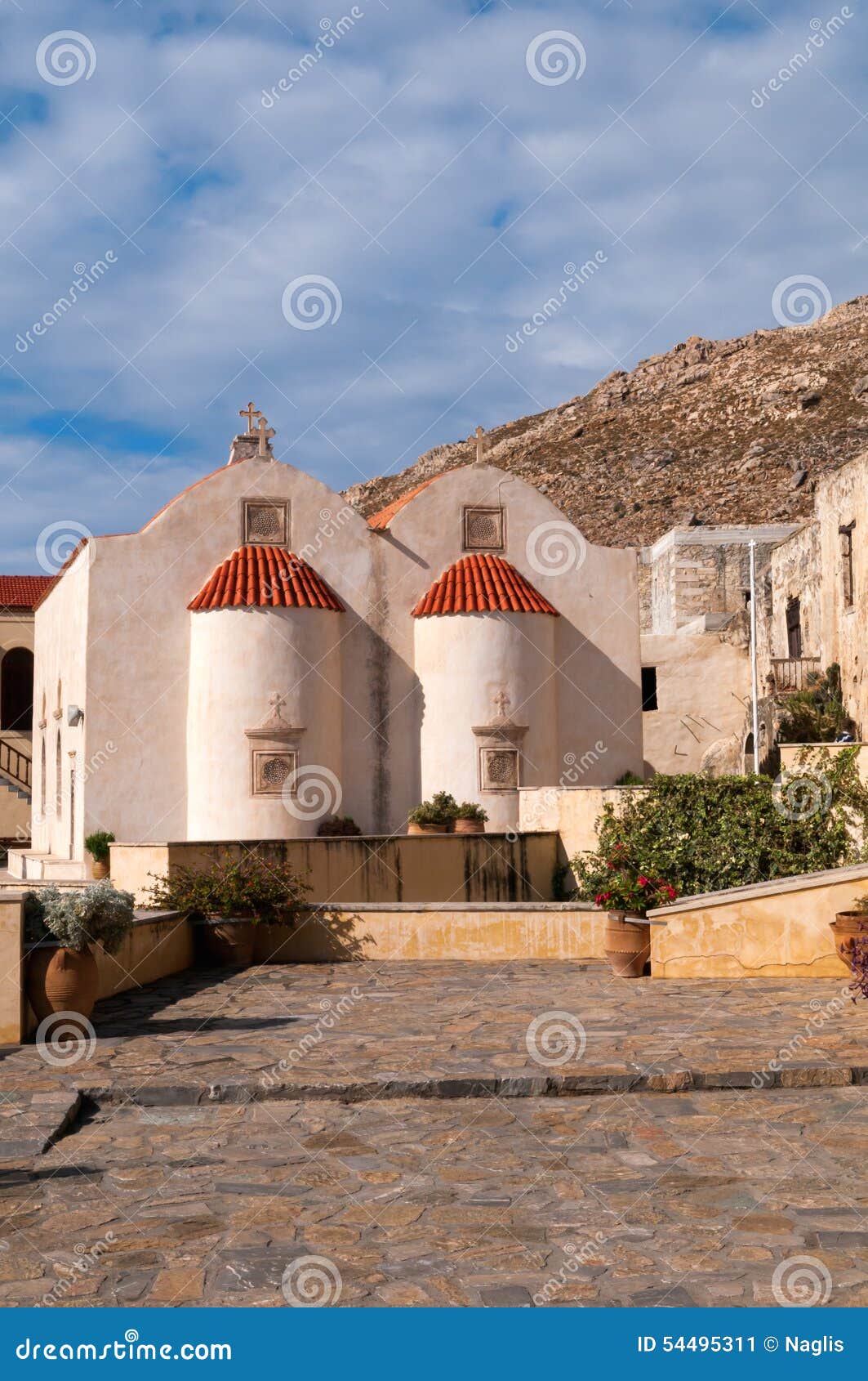 Ancient Monastery of Preveli Stock Image - Image of greece, moni: 54495311