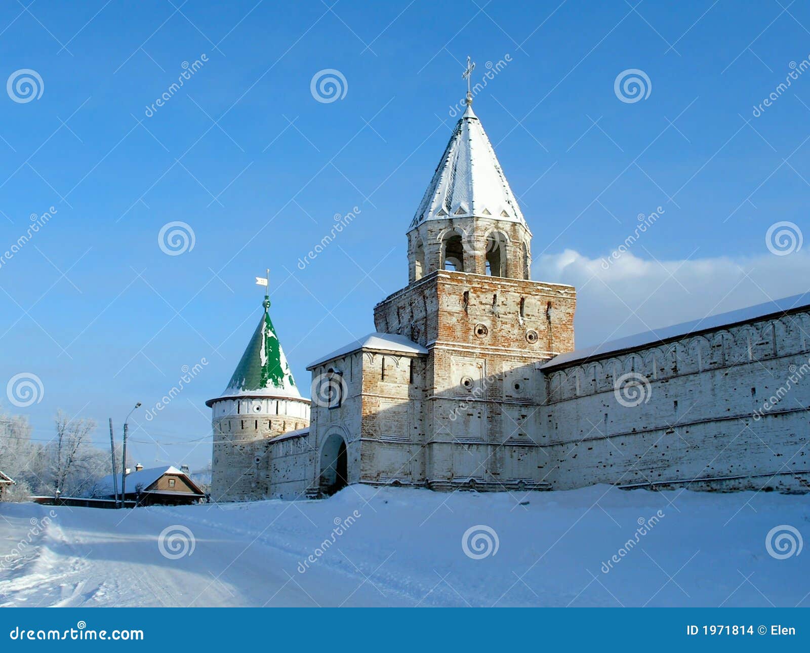Ancient Monastery in Russia Stock Photo - Image of chapel, church: 1971814