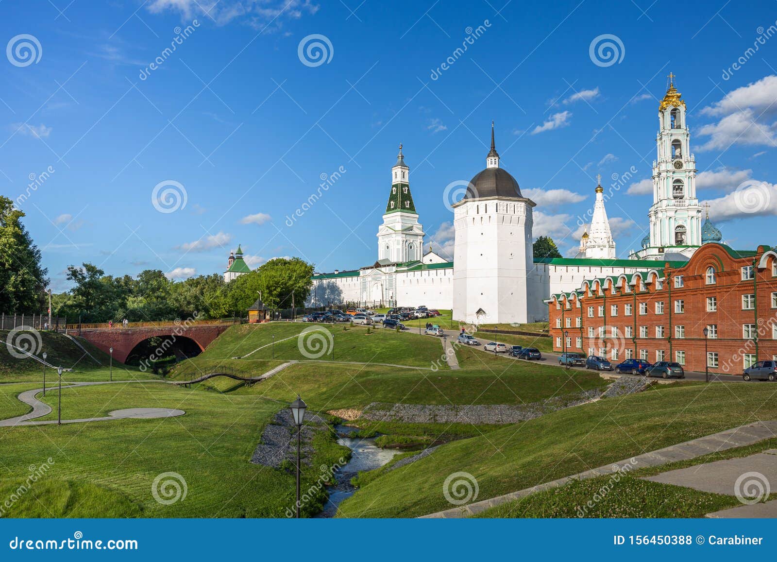 Ancient Monastery in the Sergiev Posad, Russia Stock Photo - Image of ...