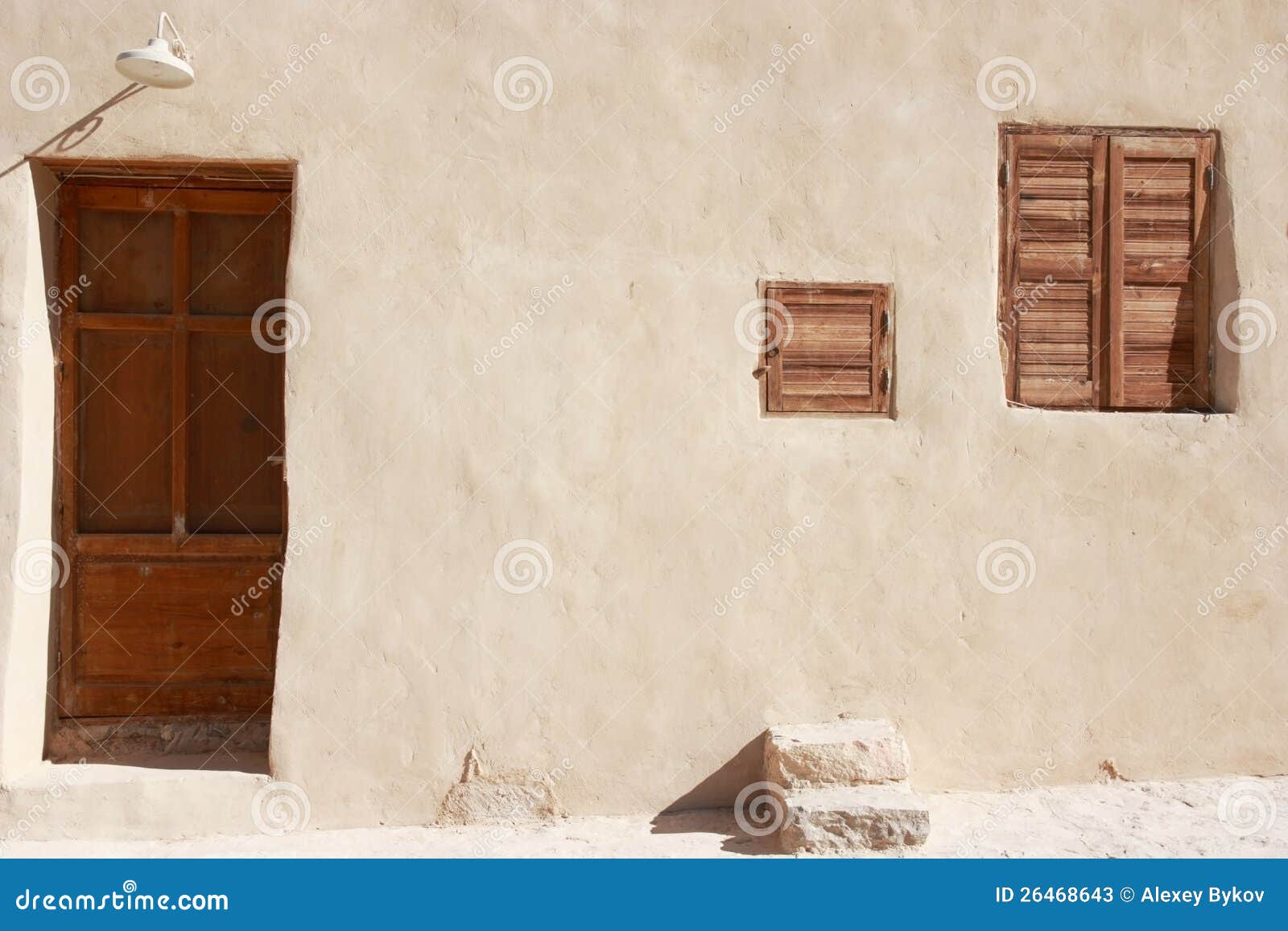 Ancient monastic cell. stock image. Image of egypt, wall - 26468643