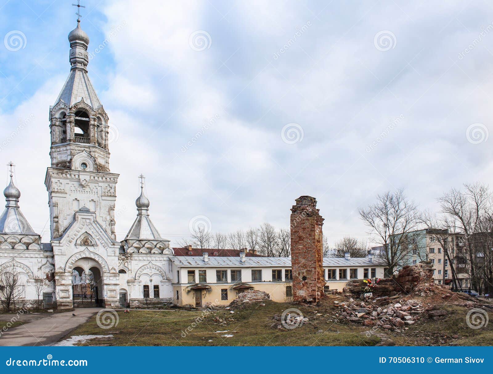 The Ancient Monastic Ruins. Editorial Image - Image of cathedral ...