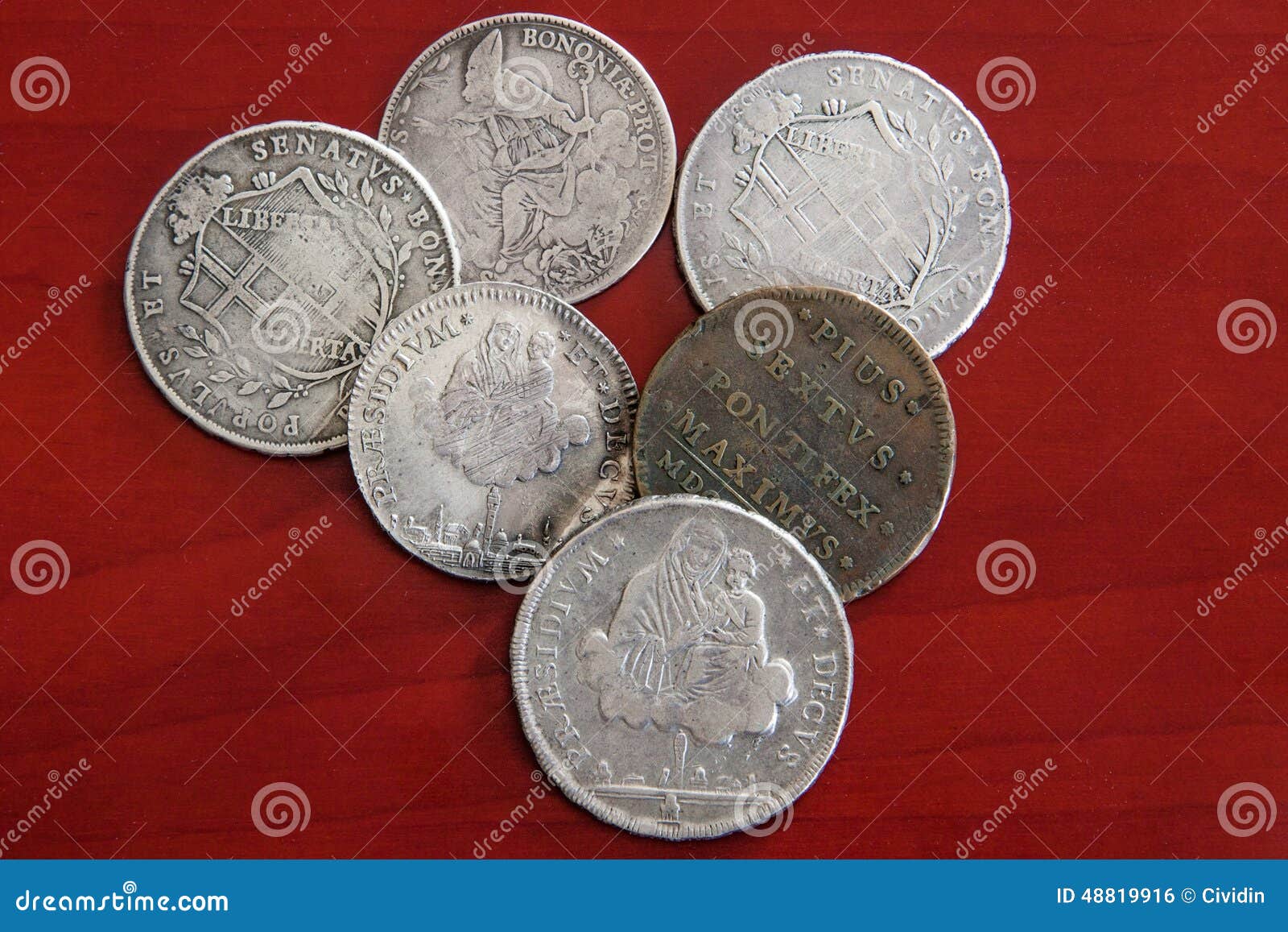Ancient money stock photo. Image of collection, coins - 48819916