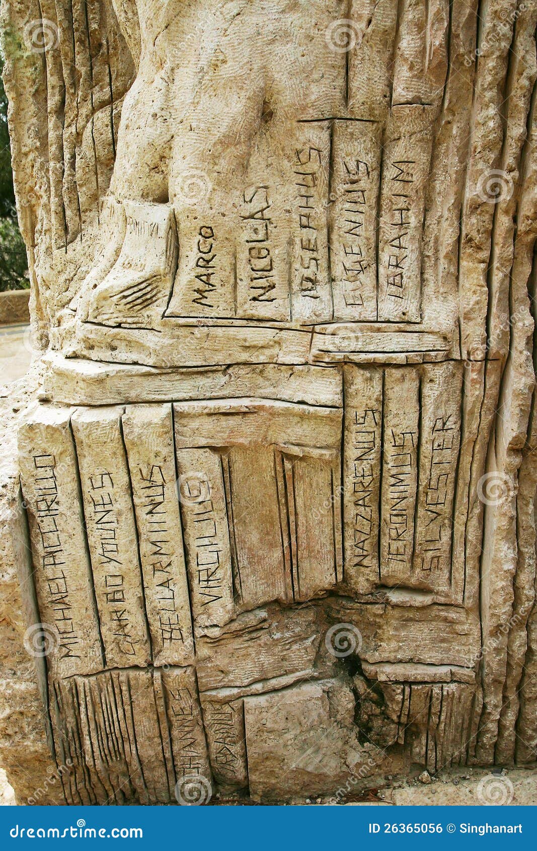 An Ancient Monolith at Mount Nebo, Jordan Stock Photo - Image of mount ...