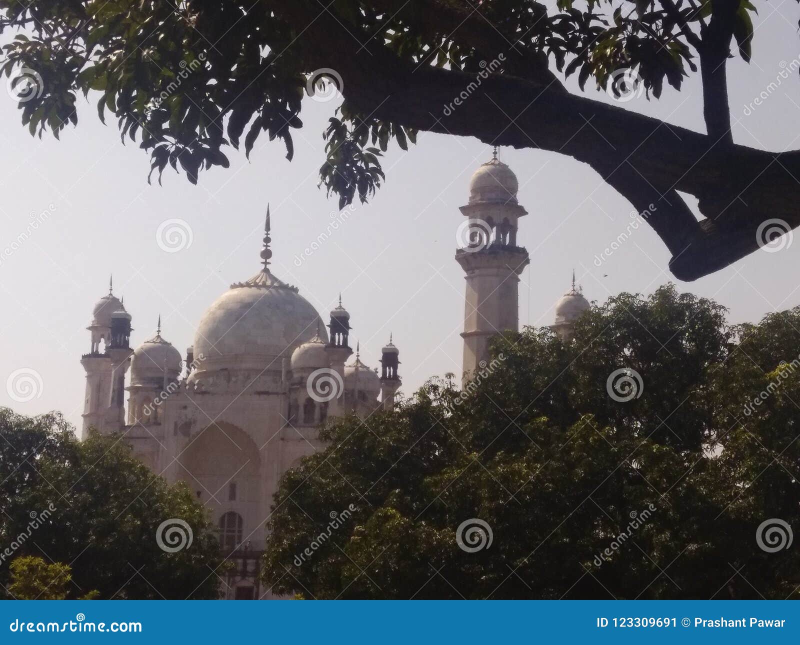 Bibi ka makbara stock image. Image of makbara, monument - 123309691