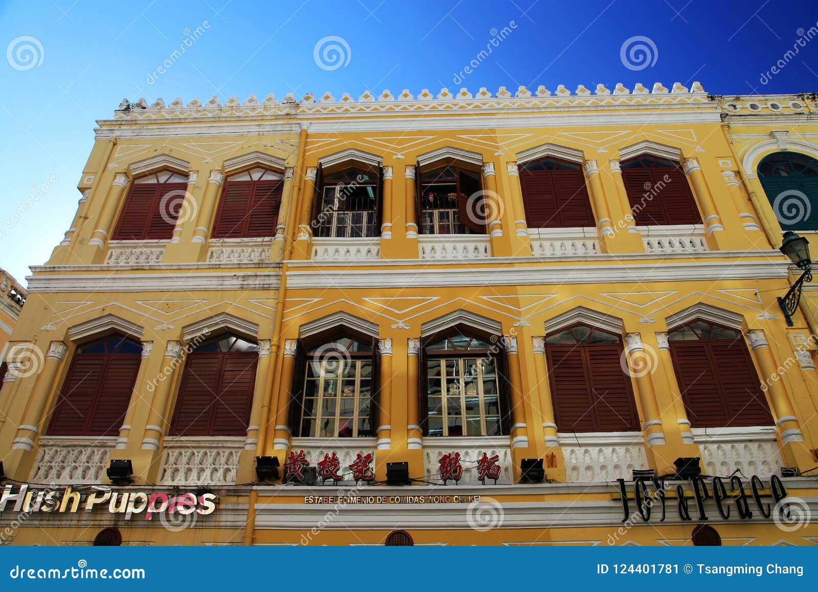 The Ancient Monument Building in Macau Editorial Photo - Image of ...