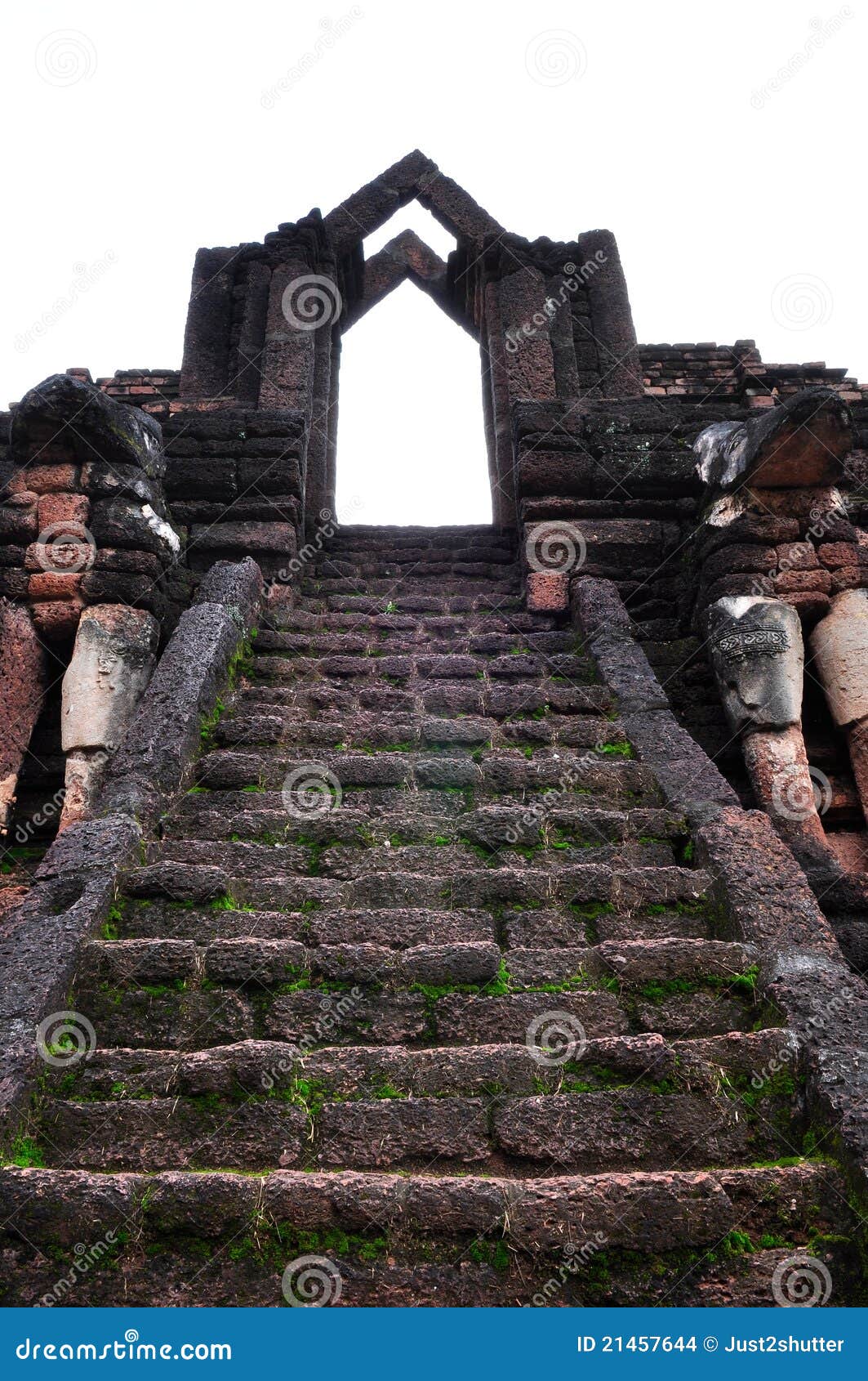 Ancient Monument at Wat Chang Rop Stock Photo - Image of building ...