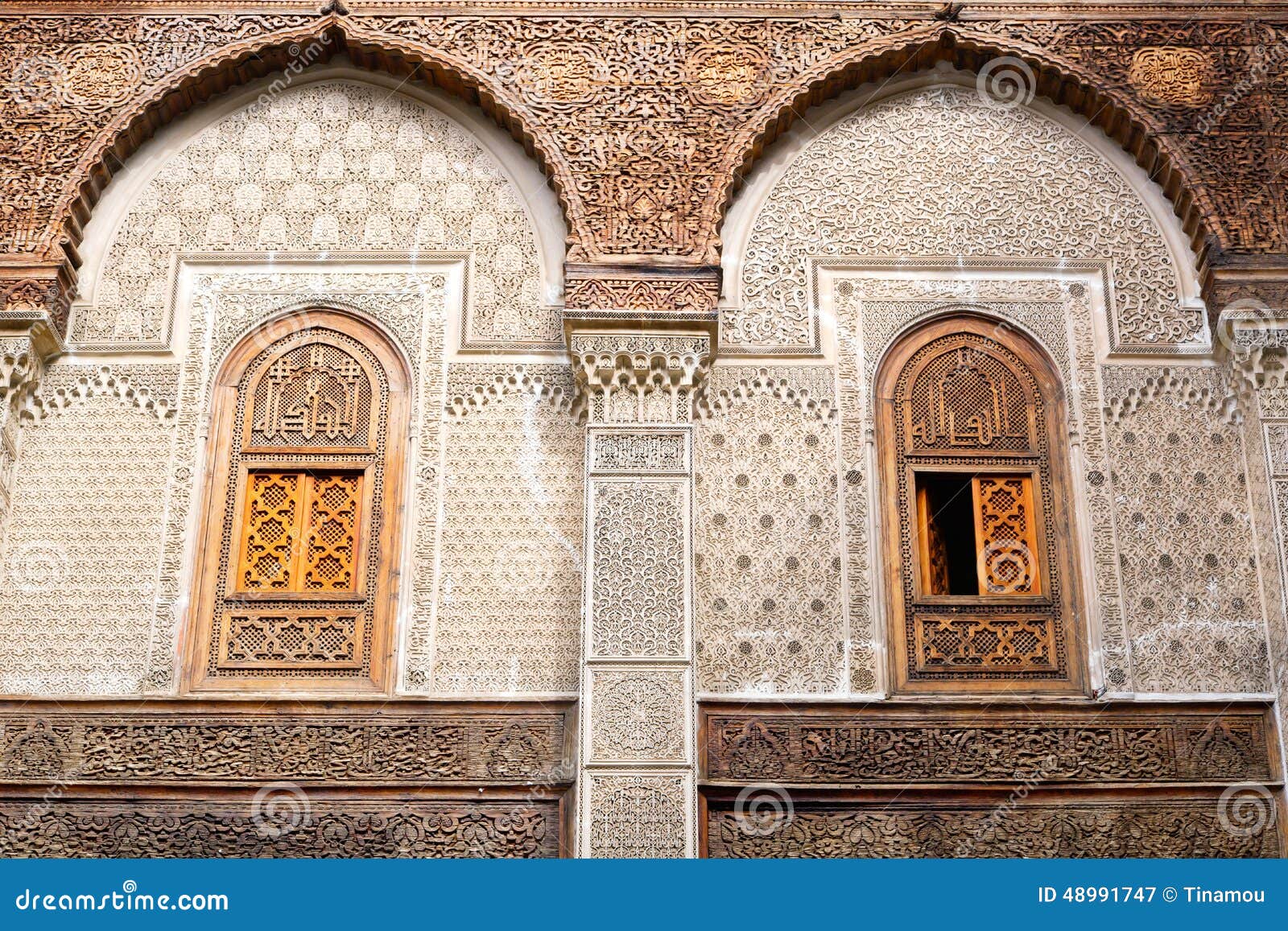 Ancient Moroccan Building in Fez Stock Image - Image of north, africa ...