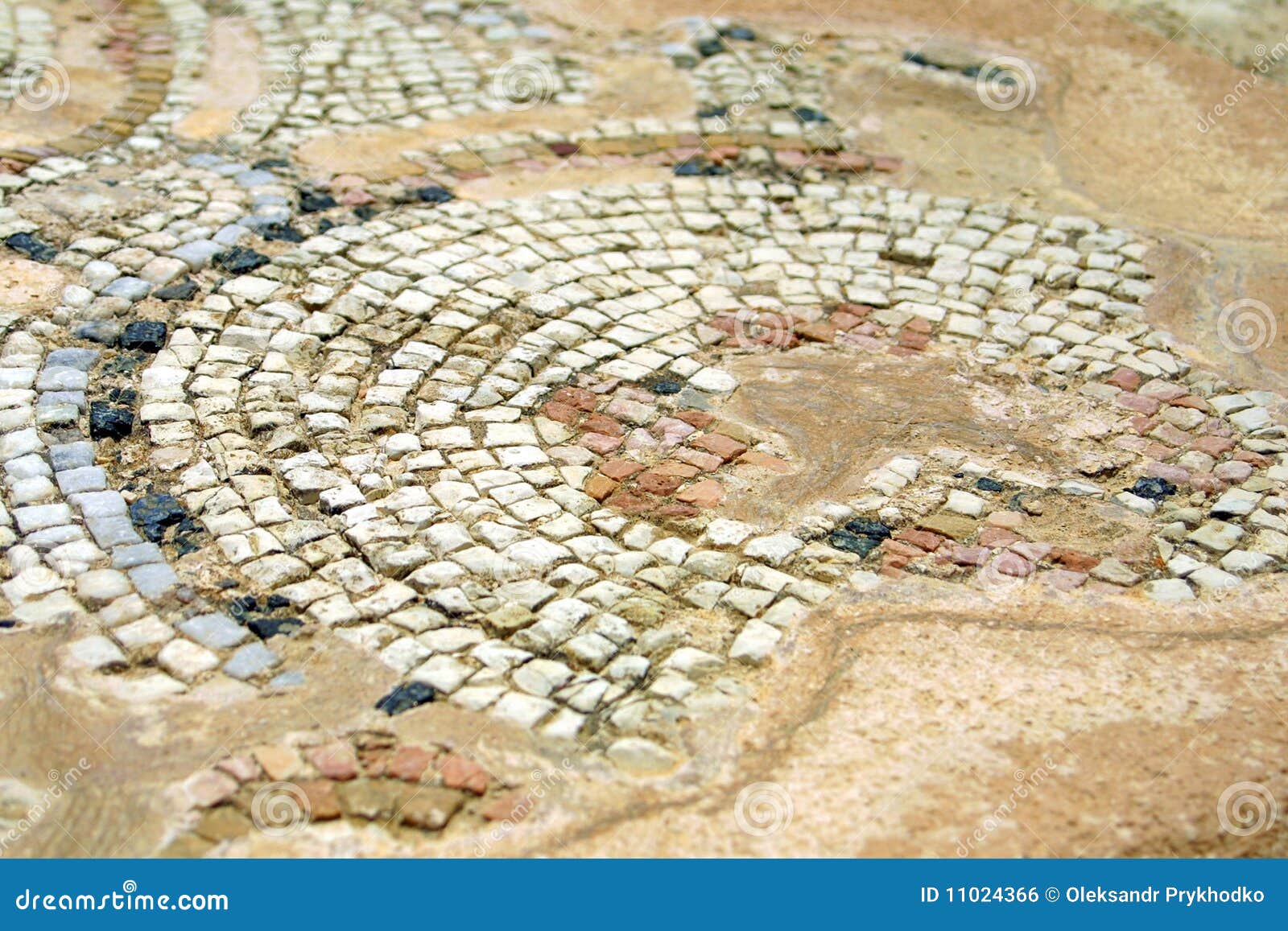 Ancient Mosaic On The Floor Of Ancient Greek Civilization Royalty-Free ...