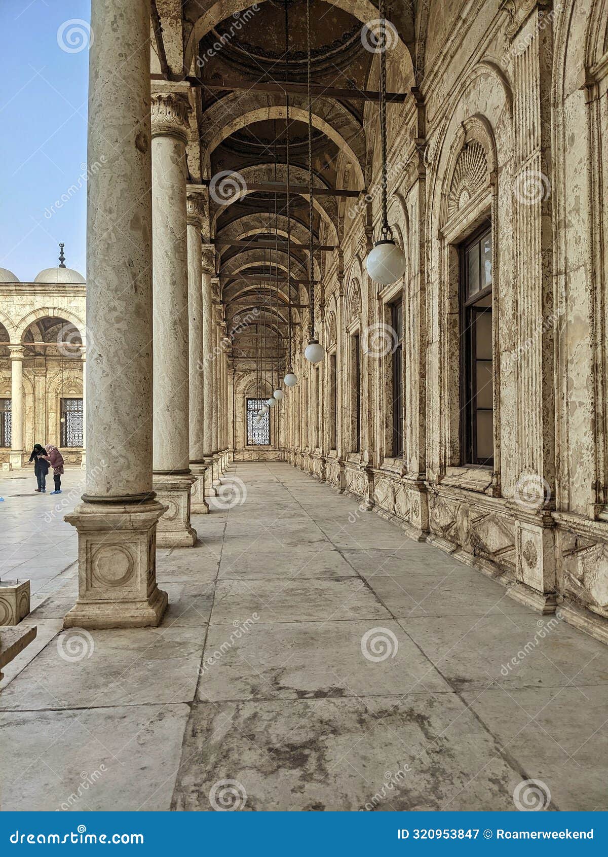 Ancient Mosque in Cairo stock image. Image of religious - 320953847