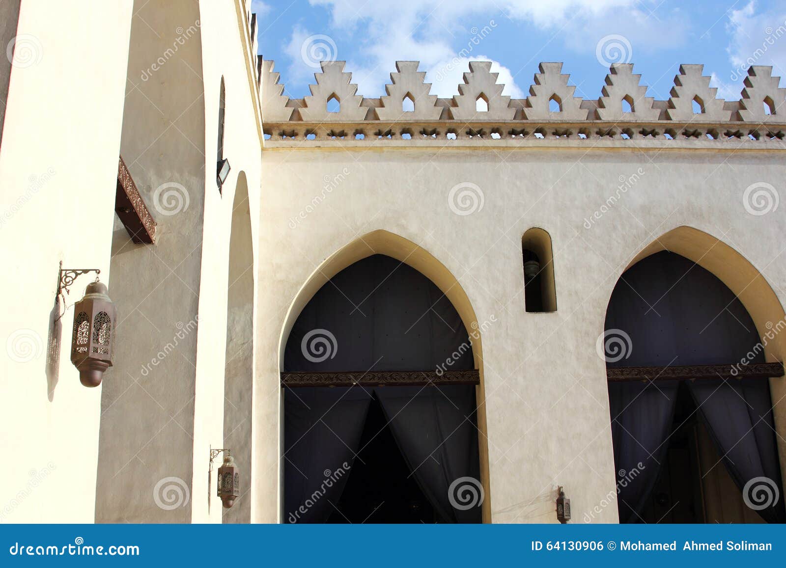 Ancient mosque in egypt stock photo. Image of arab, praying - 64130906