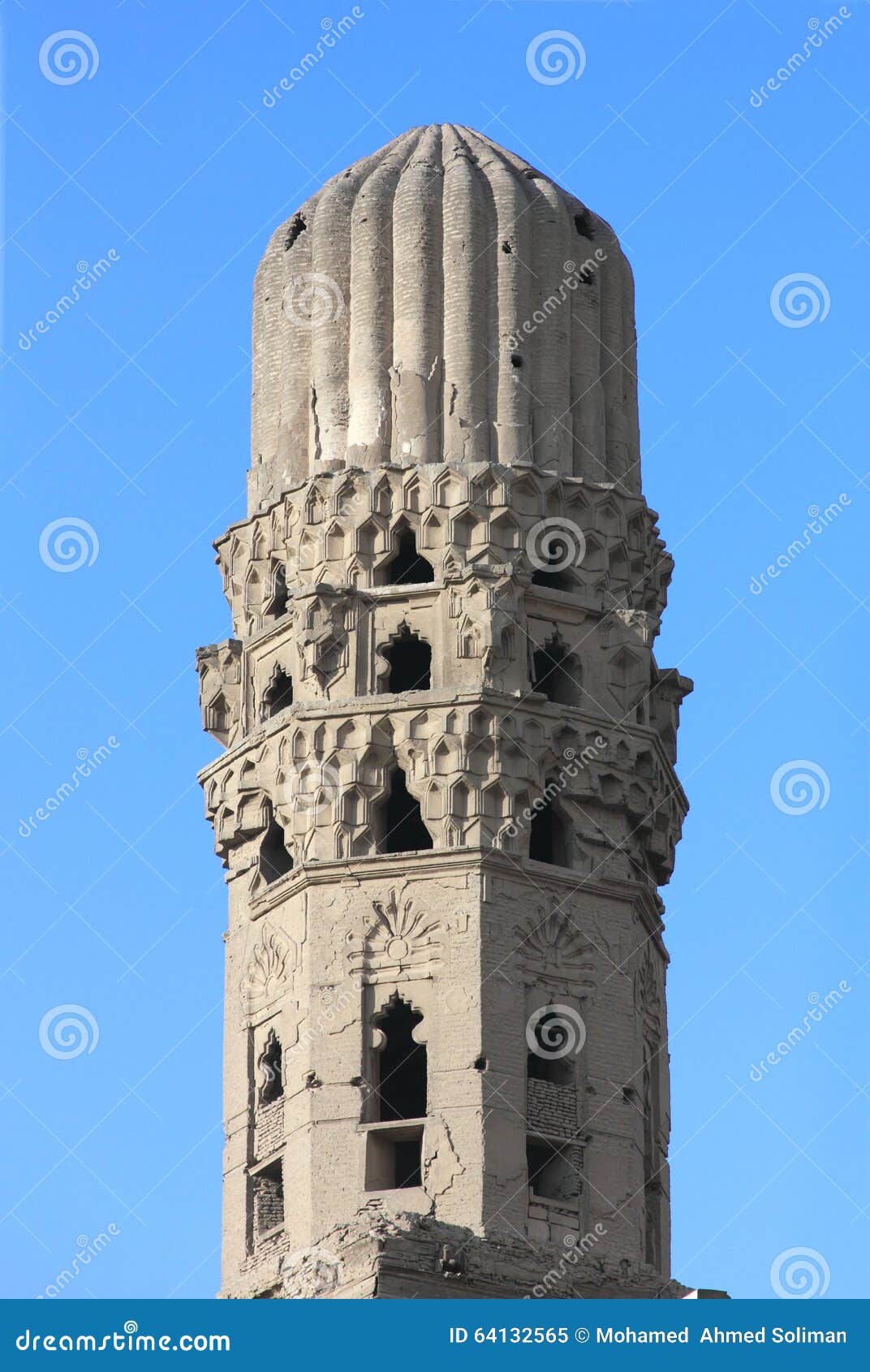 Ancient mosque in egypt stock image. Image of historical - 64132565