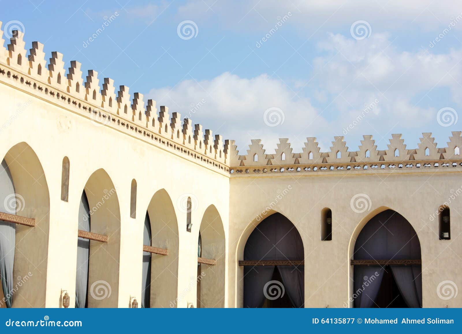 Ancient mosque in egypt stock image. Image of religious - 64135877