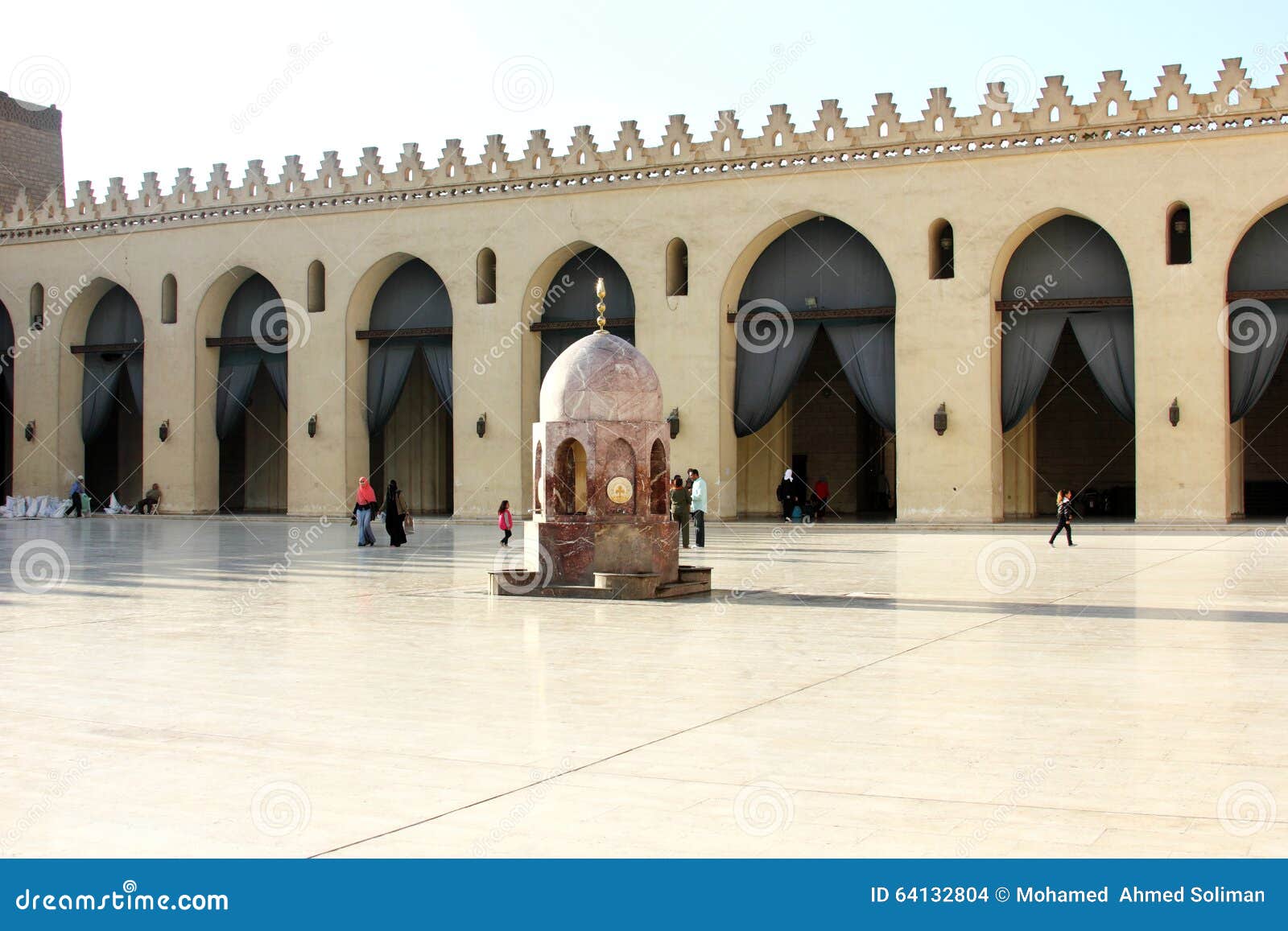 Ancient mosque in egypt editorial stock image. Image of eastern - 64132804