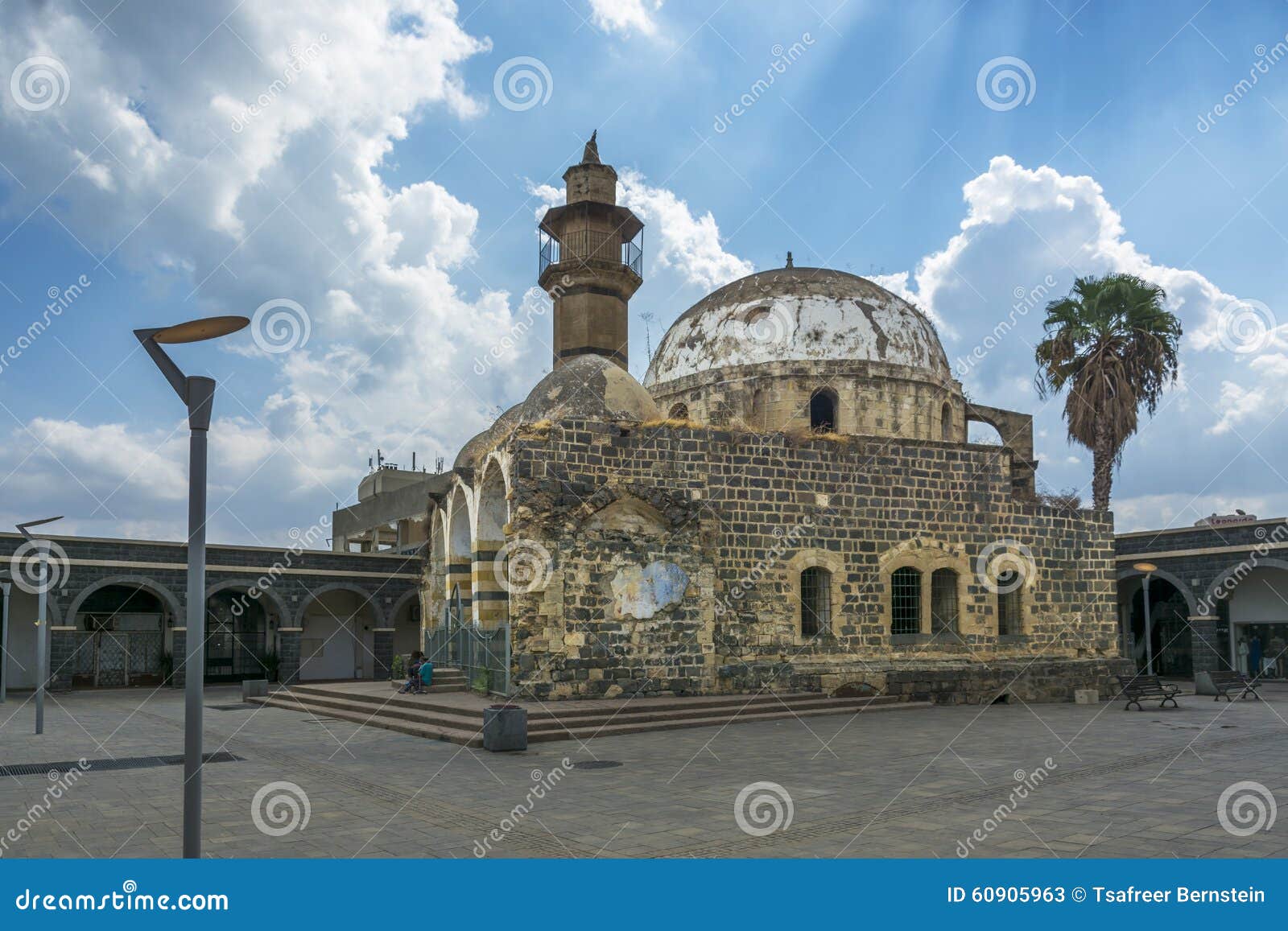 Ancient mosque in Tiberia stock image. Image of religion - 60905963