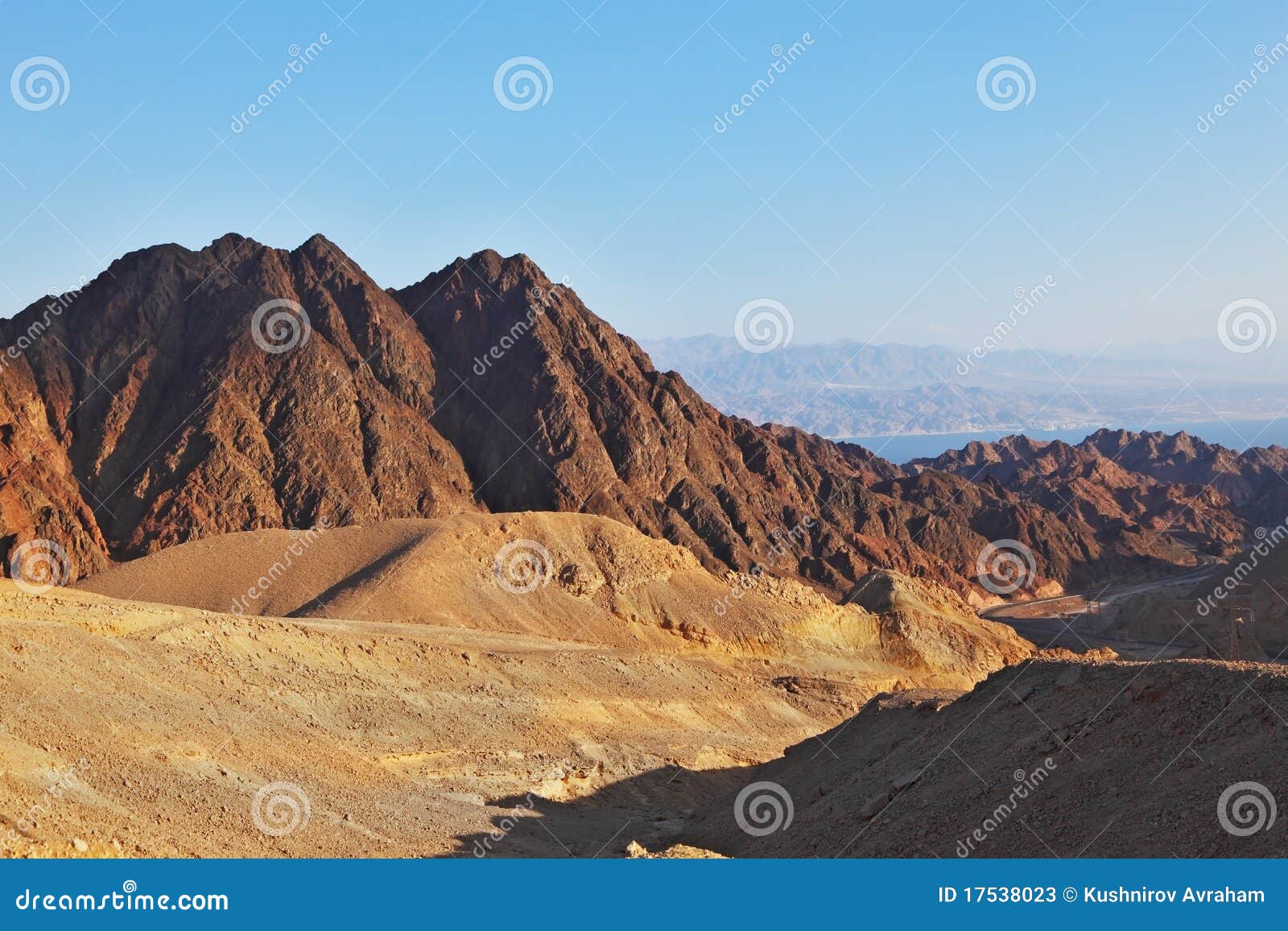 The Ancient Mountains of Sinai Desert Stock Image - Image of scenic ...