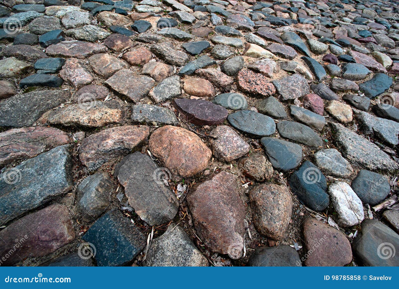 Ancient Multicolored Paving Stone Stock Photo - Image of medieval ...