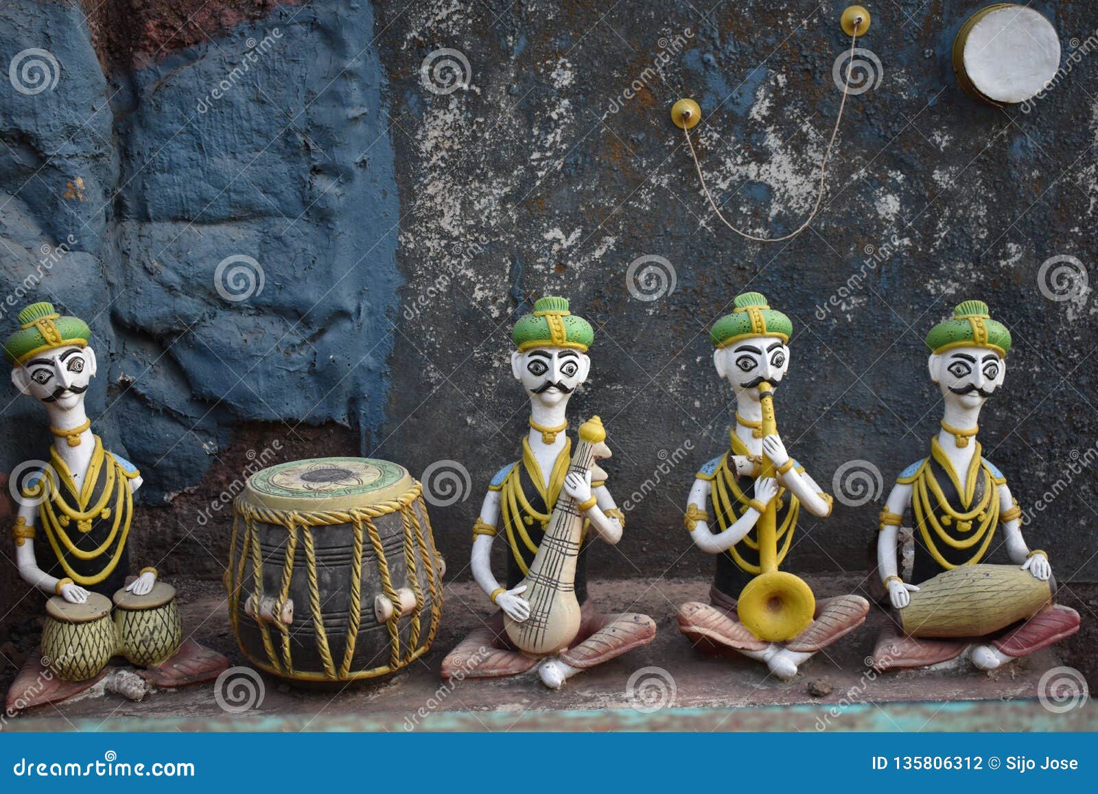 Ancient musicians in India stock photo. Image of ancient - 135806312