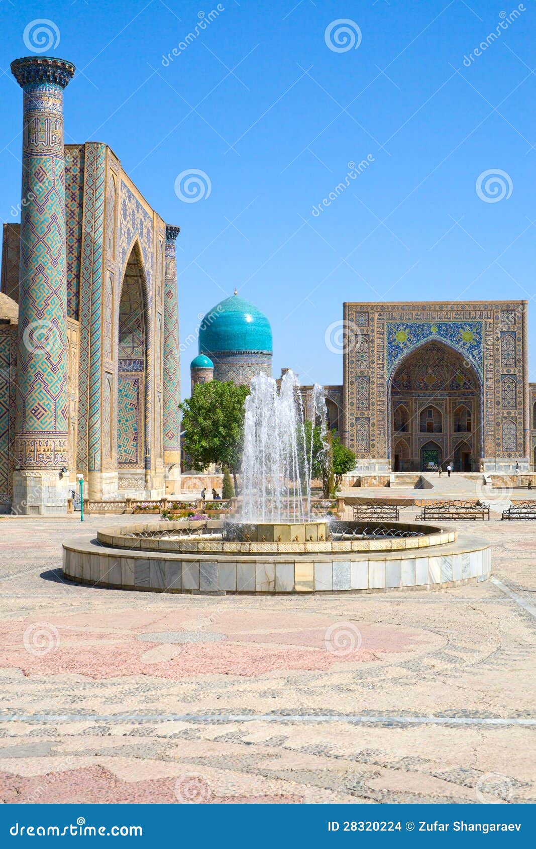 Ancient Muslim Architectural Complex, Uzbekistan Stock Photo - Image of ...