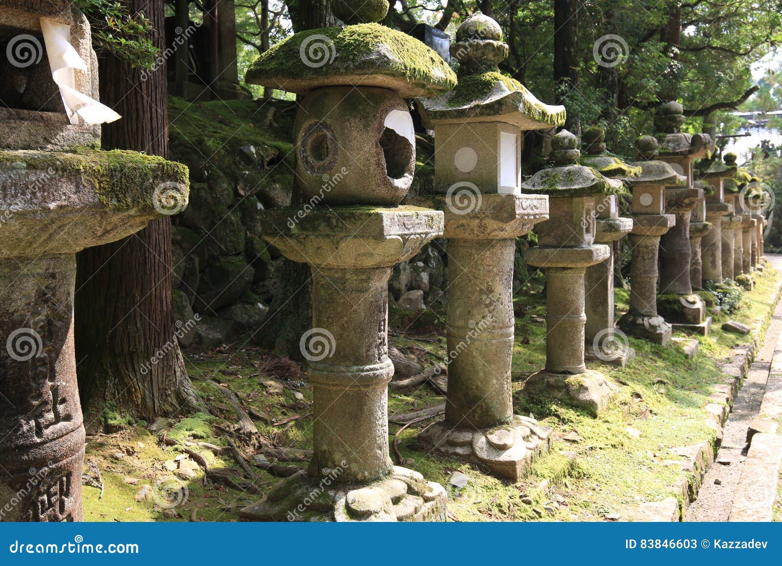 Ancient Nara Monuments stock image. Image of monuments - 83846603