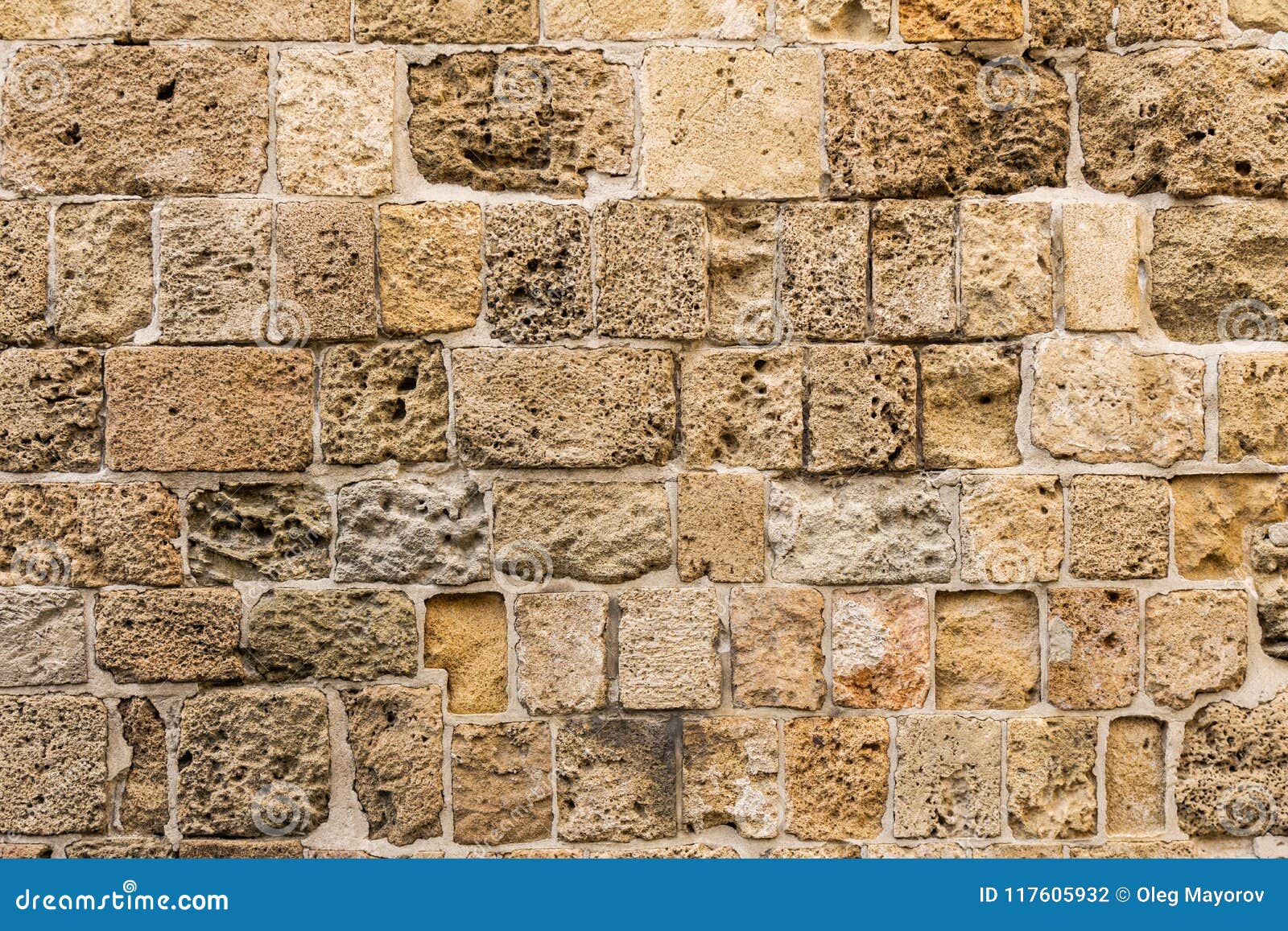 Ancient Natural Stone Wall As a Texture or Background. Stock Photo ...