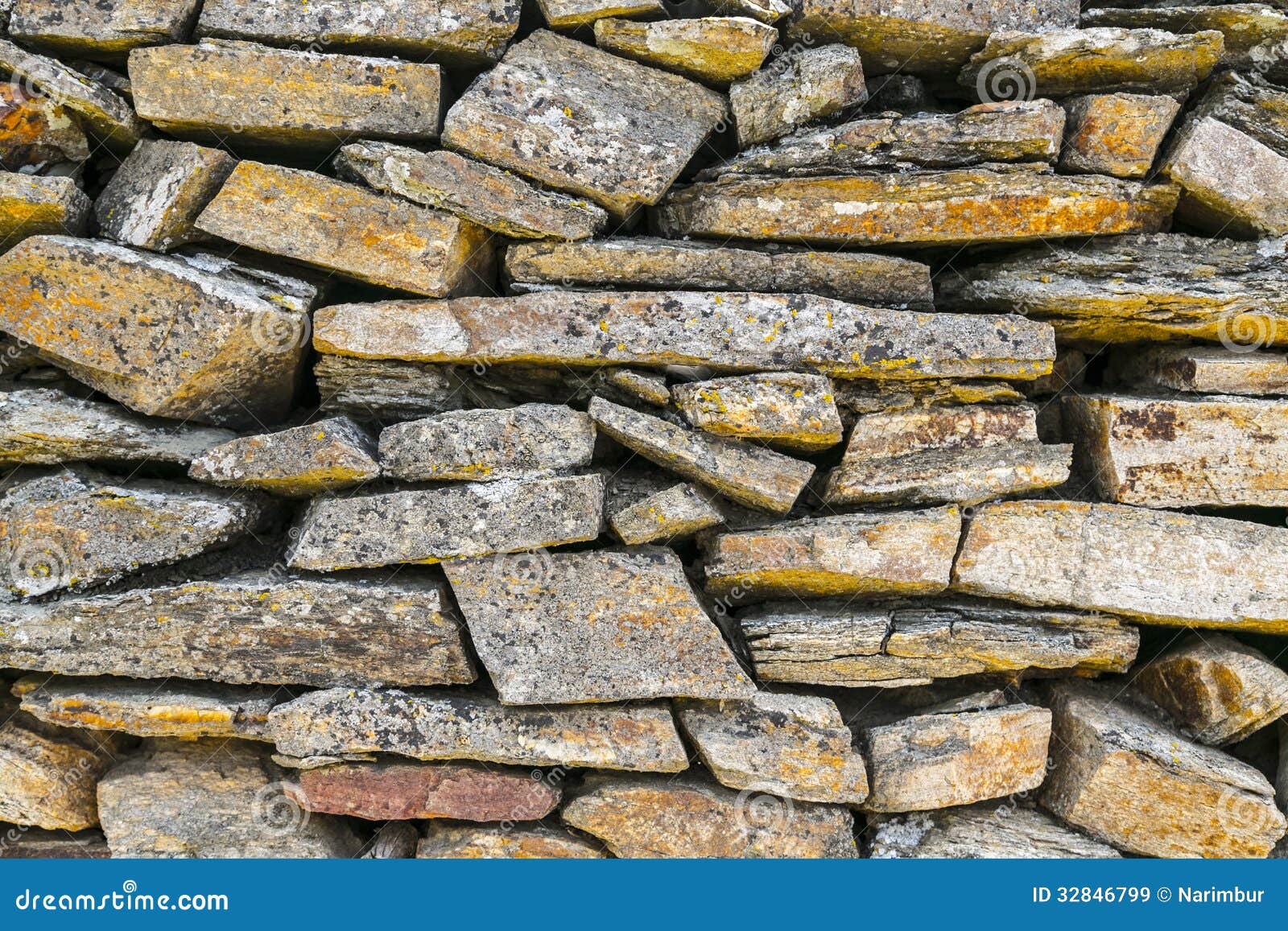 Ancient Natural Stone Wall Pattern Closeup Stock Image - Image of ...