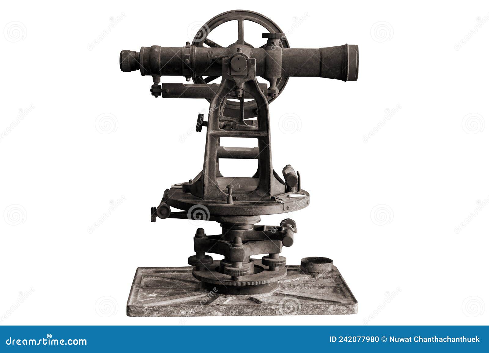 Ancient Navigation Measuring Instrument Tool Isolate on White ...