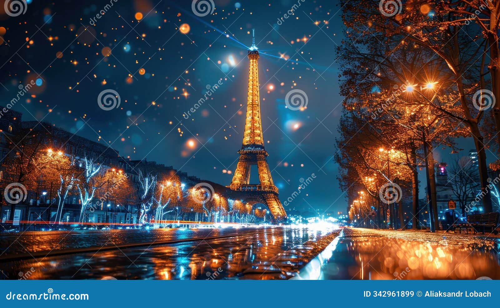 An Ancient Night City. Night View of the Ancient City Stock Image ...
