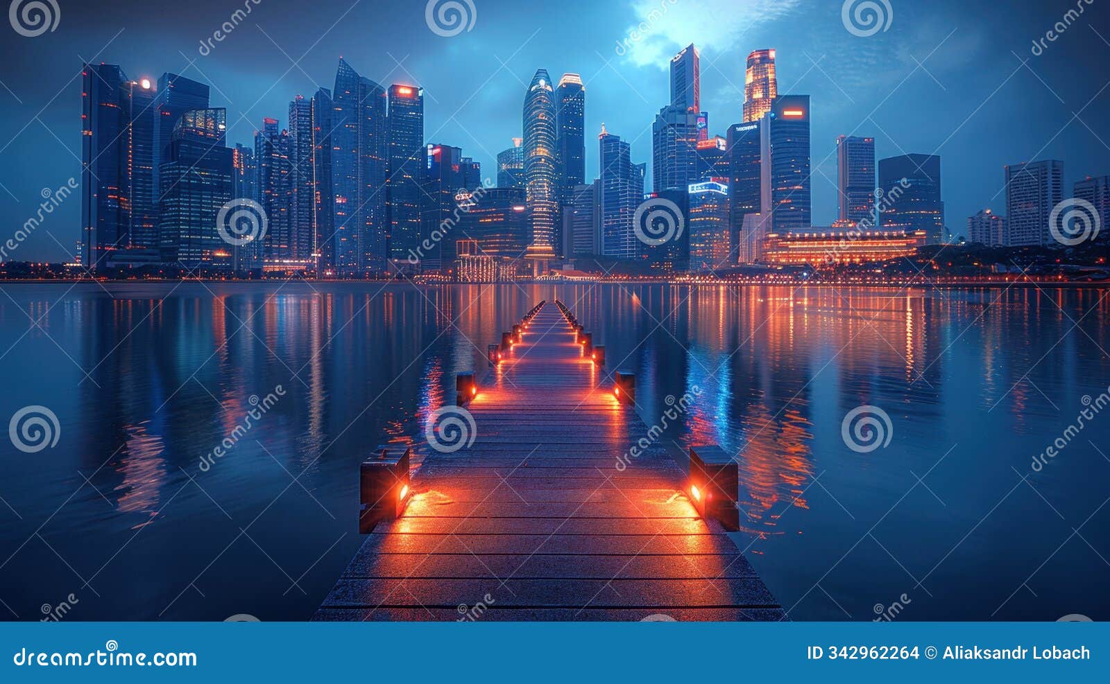 An Ancient Night City. Night View of the Ancient City Stock Photo ...