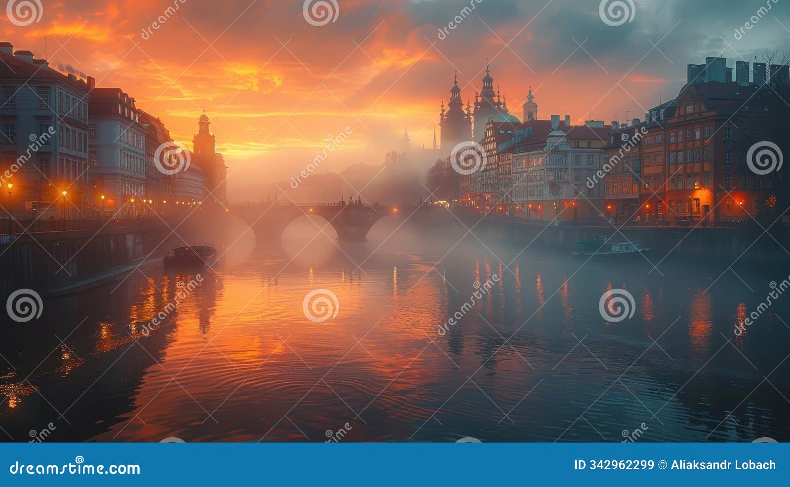 An Ancient Night City. Night View of the Ancient City Stock Image ...