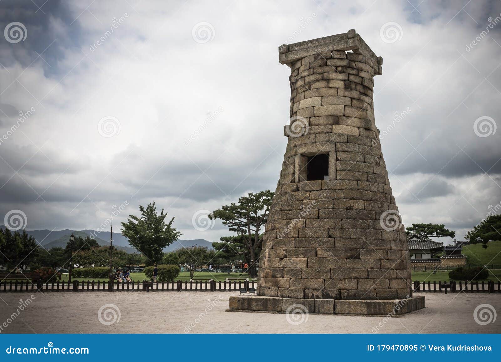 Ancient Observatory, Gyeongju Stock Image - Image of history, korea ...