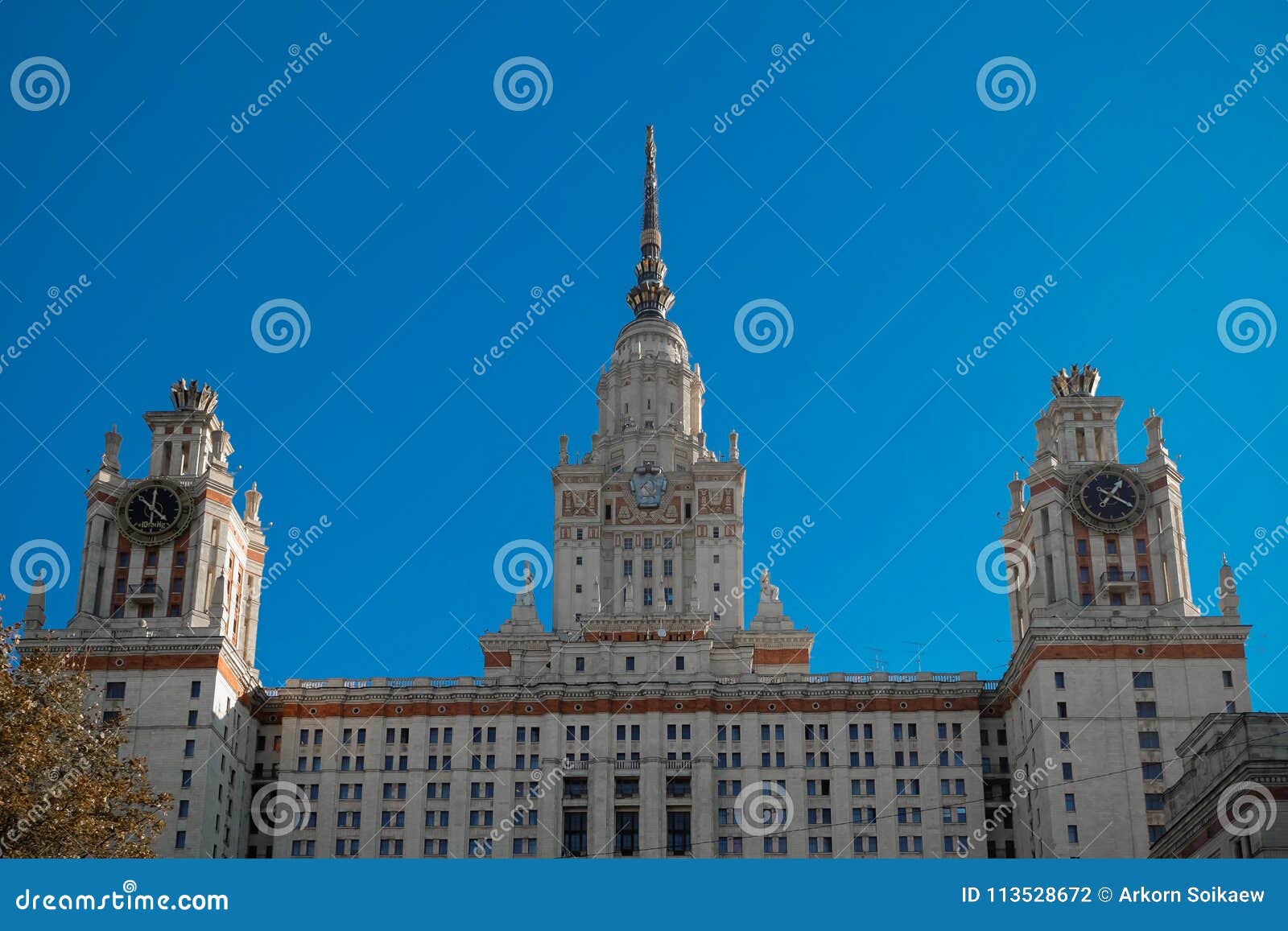 Russia Old Building stock photo. Image of highrise, soviet - 113528672