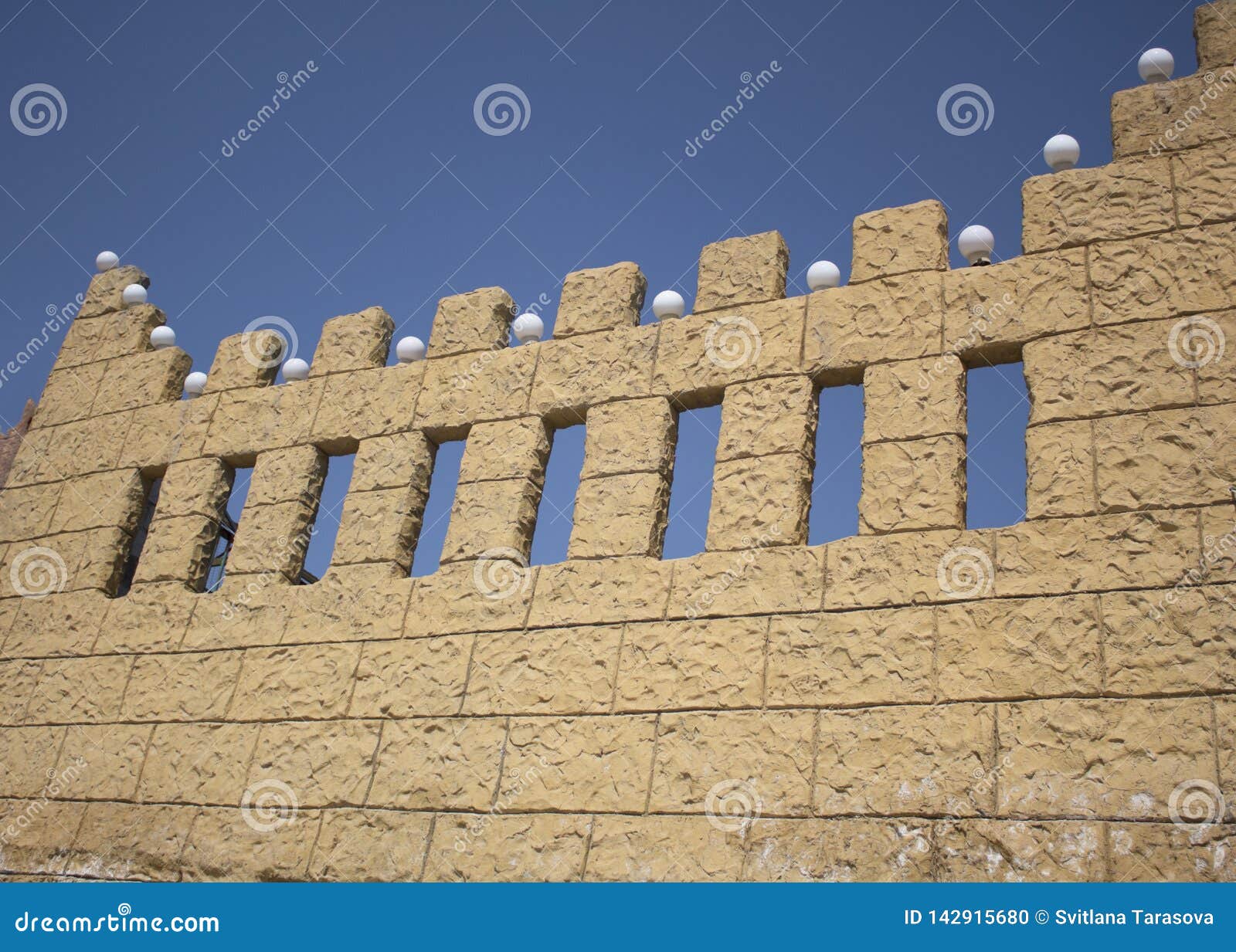 Ancient Old Castle Brick Brown Wall. Stock Photo - Image of brown ...