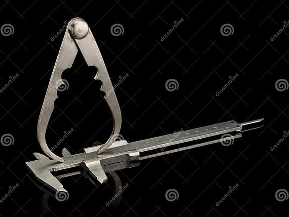 The Ancient and Old Measuring Tool Stock Image - Image of steel, tool ...
