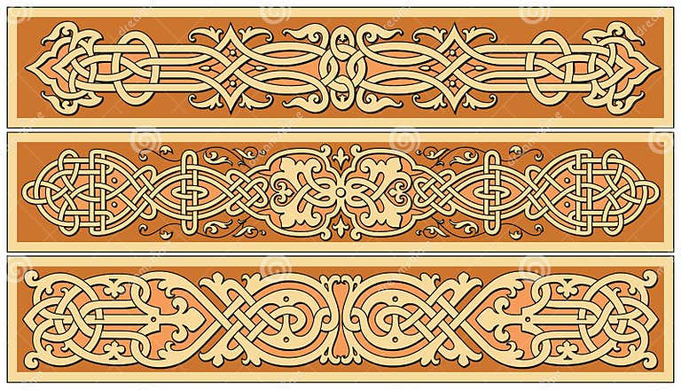 Ancient Old Russian Pattern Stock Vector - Illustration of traditional ...