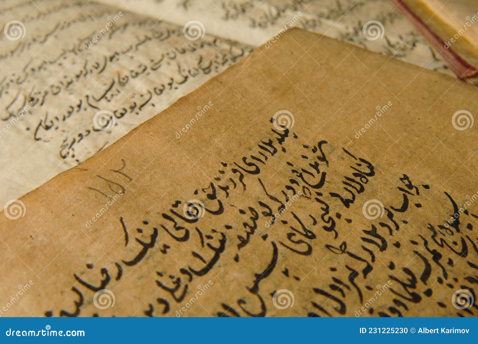 Ancient arabic book stock photo. Image of arab, culture - 231225230