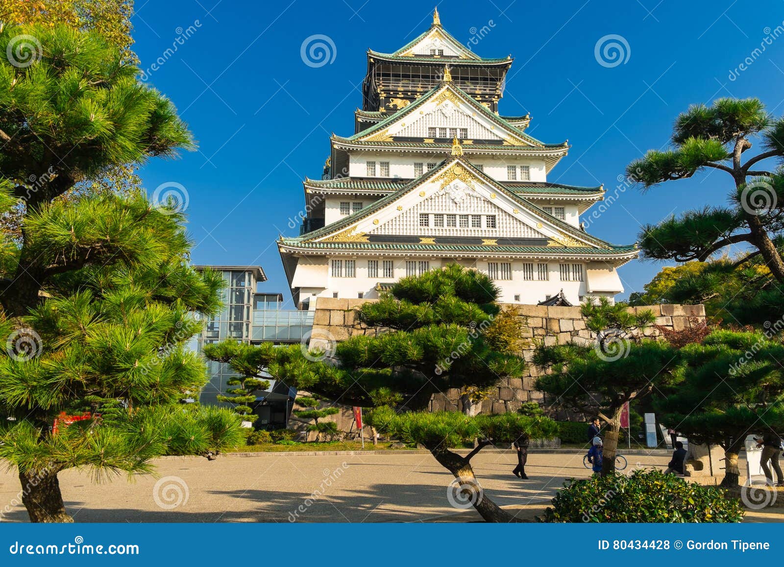 Ancient Osaka Castle in Japan Editorial Stock Photo - Image of ancient ...