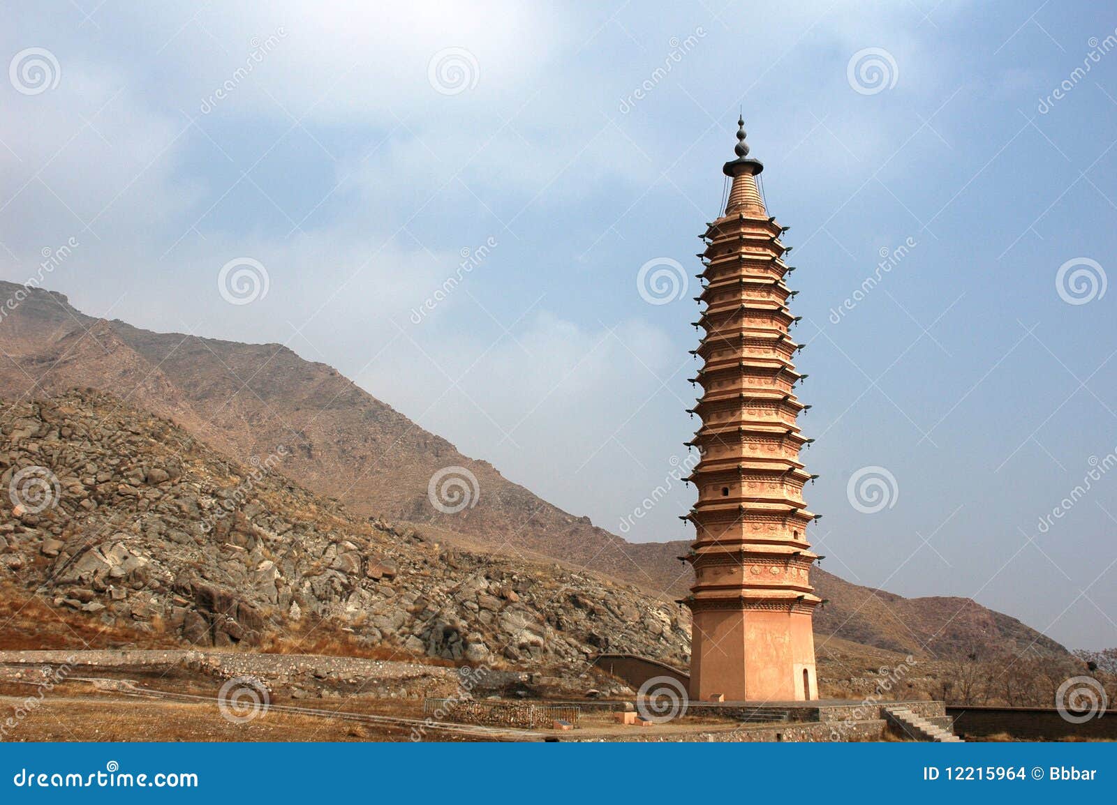 Ancient pagoda stock photo. Image of pagoda, bells, antient - 12215964