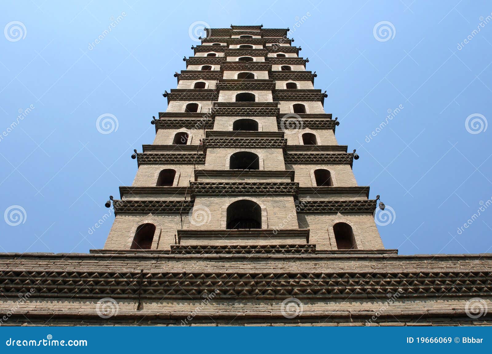 Ancient pagoda stock image. Image of asian, monument - 19666069