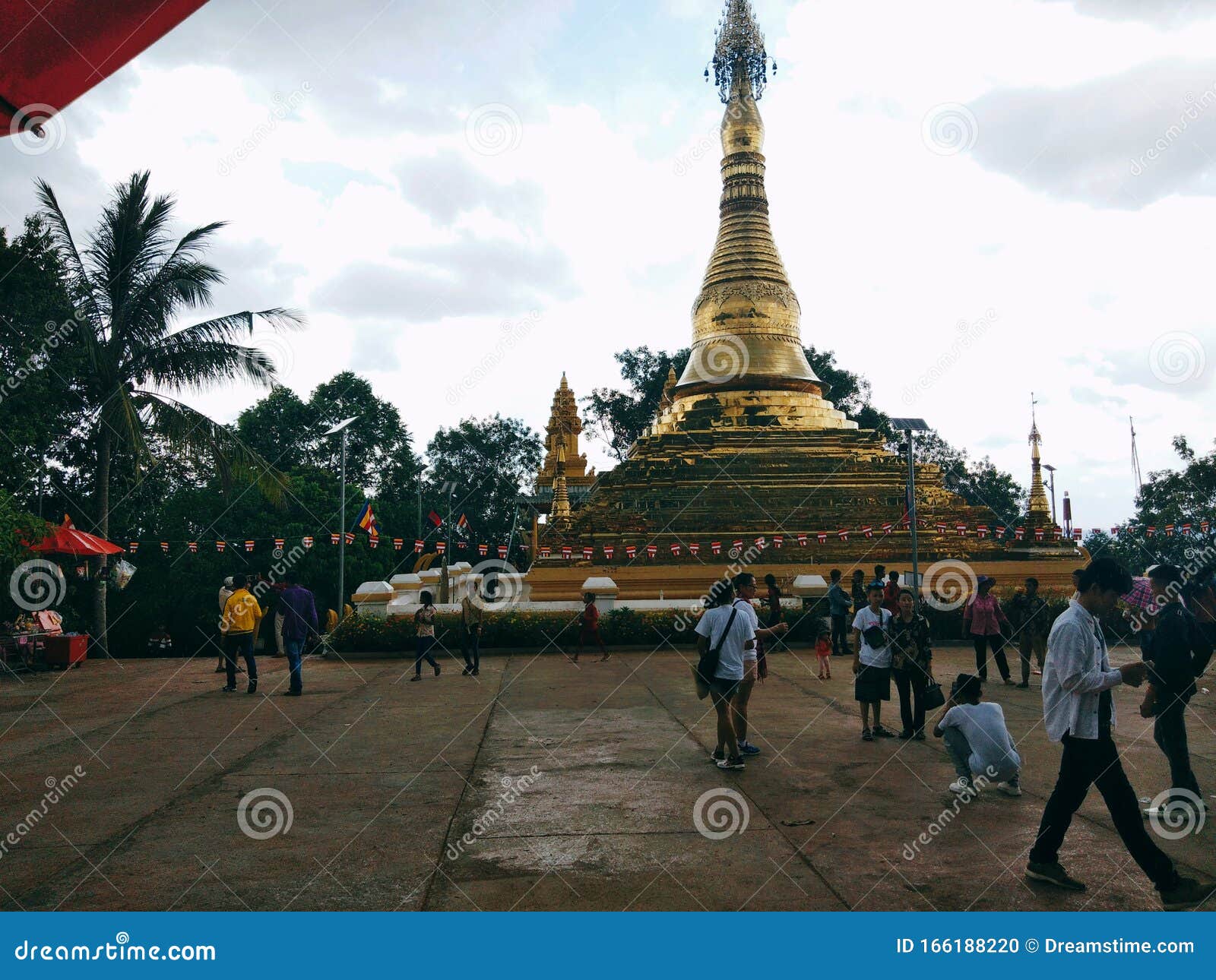 Ancient pagoda in Cambodia editorial image. Image of pagoda - 166188220