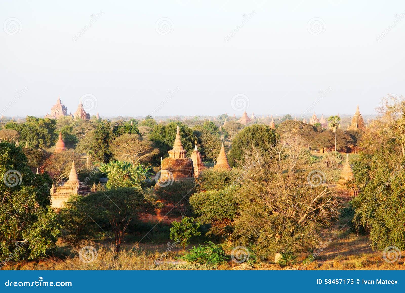 Ancient Pagodas in Bagan, Myanmar Stock Image - Image of history, asia ...