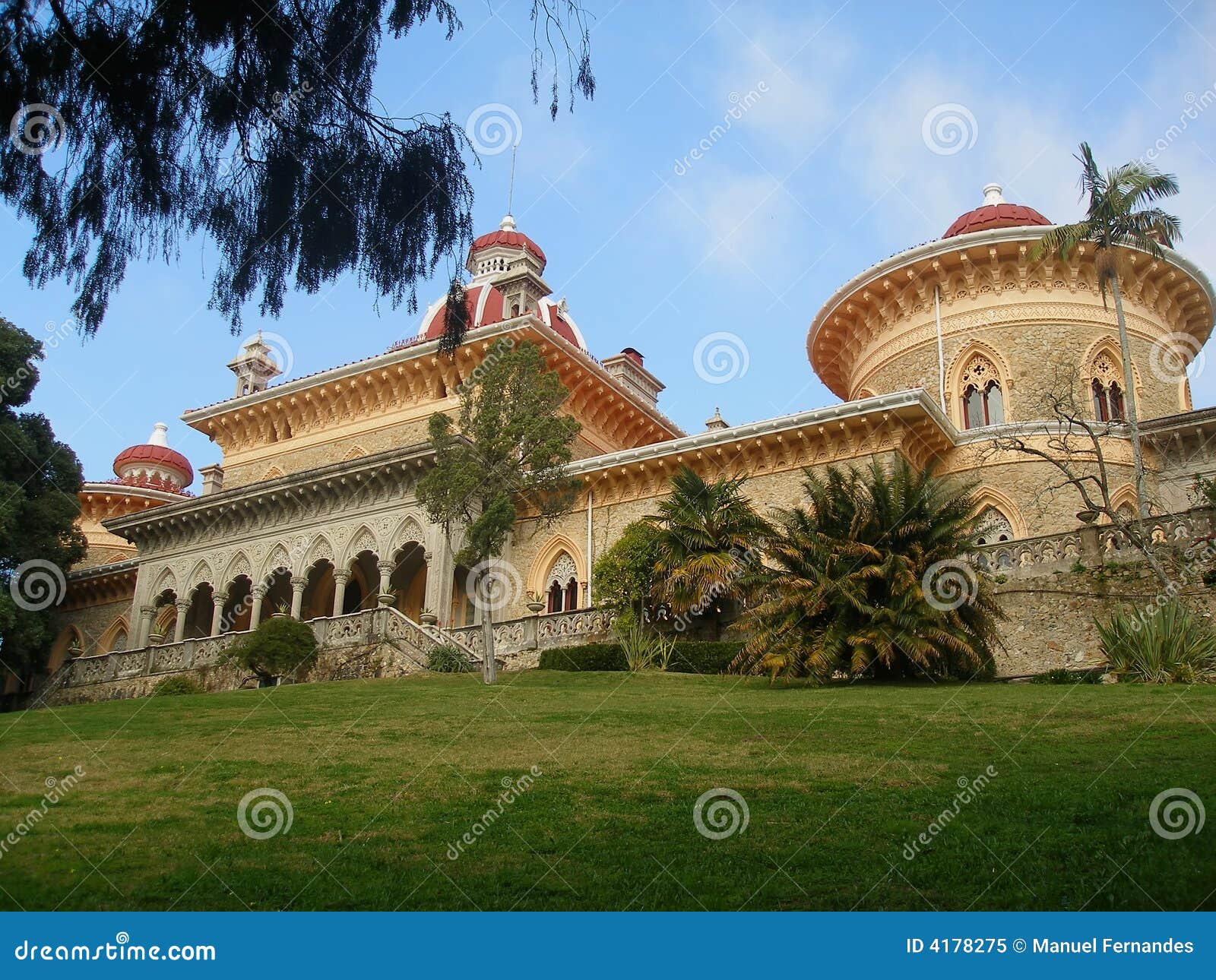 Ancient Palace stock image. Image of windows, garden, royal - 4178275