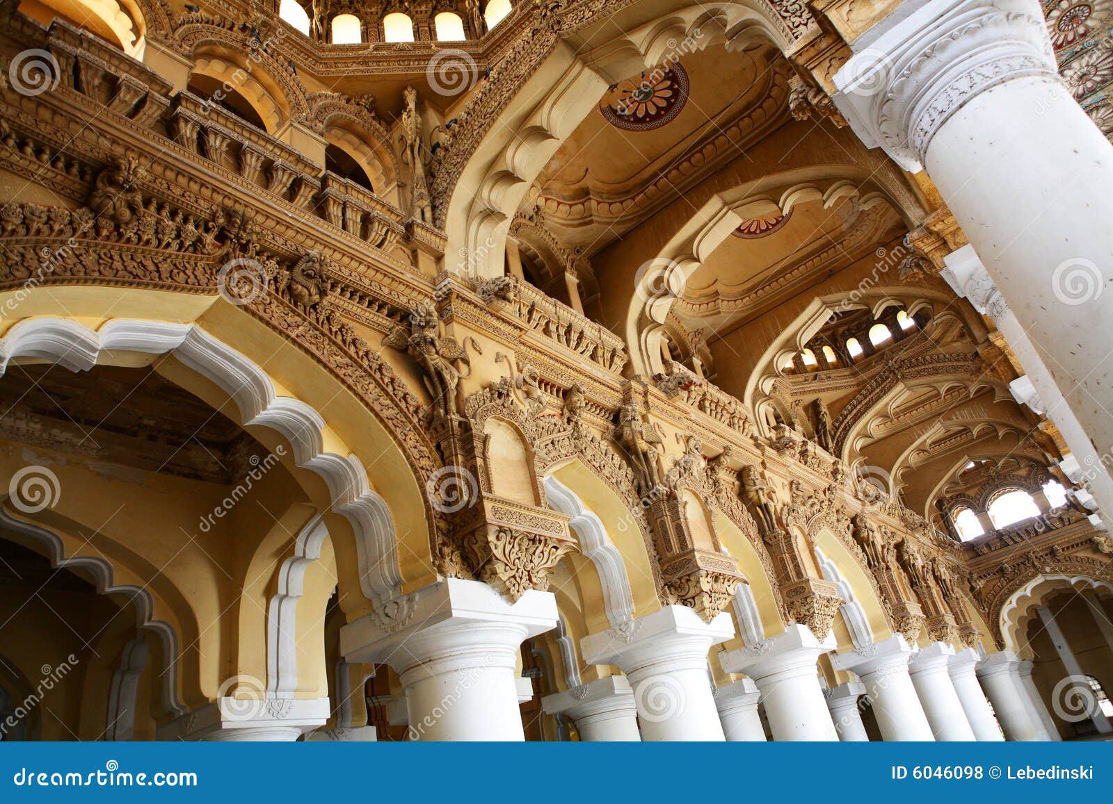 Ancient palace interior stock photo. Image of inside, asia - 6046098