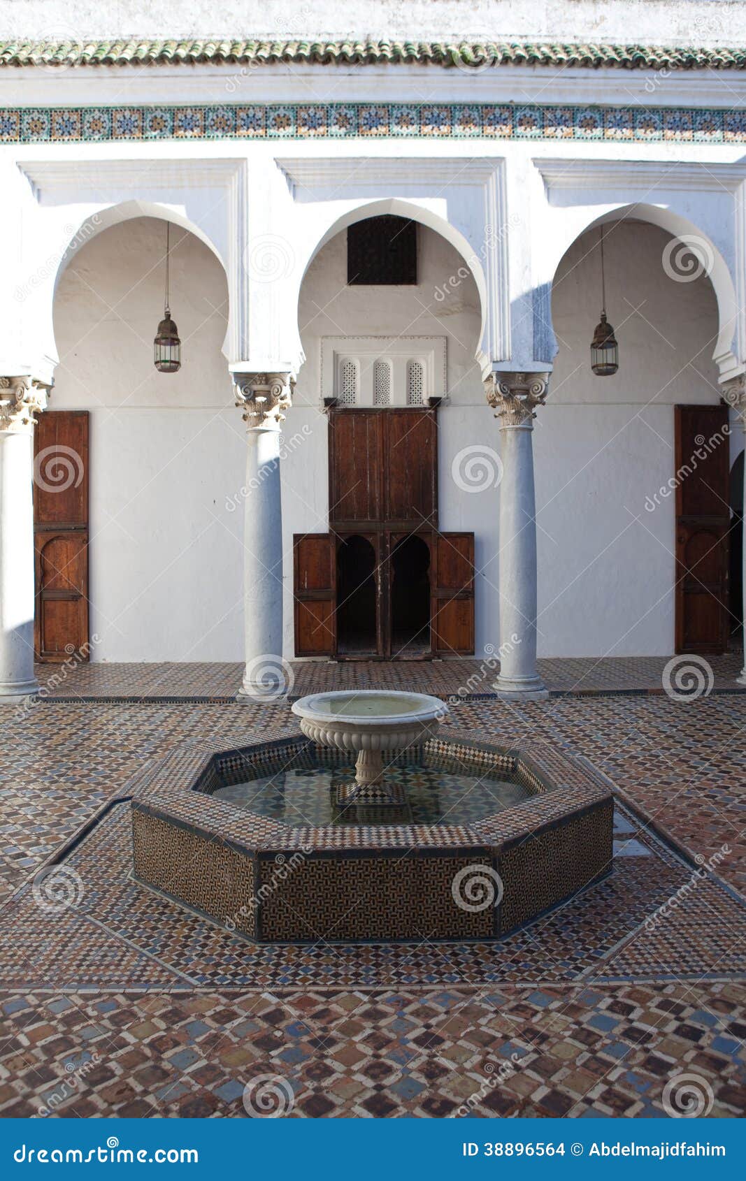 Ancient palace in Tangier stock photo. Image of 1684 - 38896564