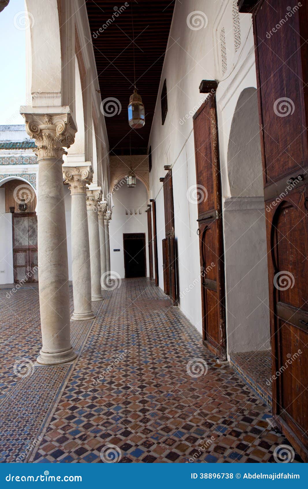 Ancient palace in Tangier stock photo. Image of hotel - 38896738